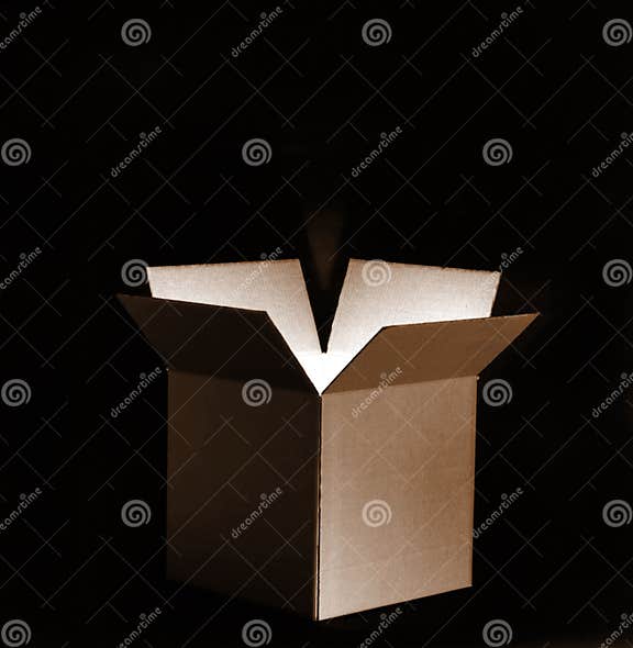 Open box stock photo. Image of light, packaging, package - 8048726