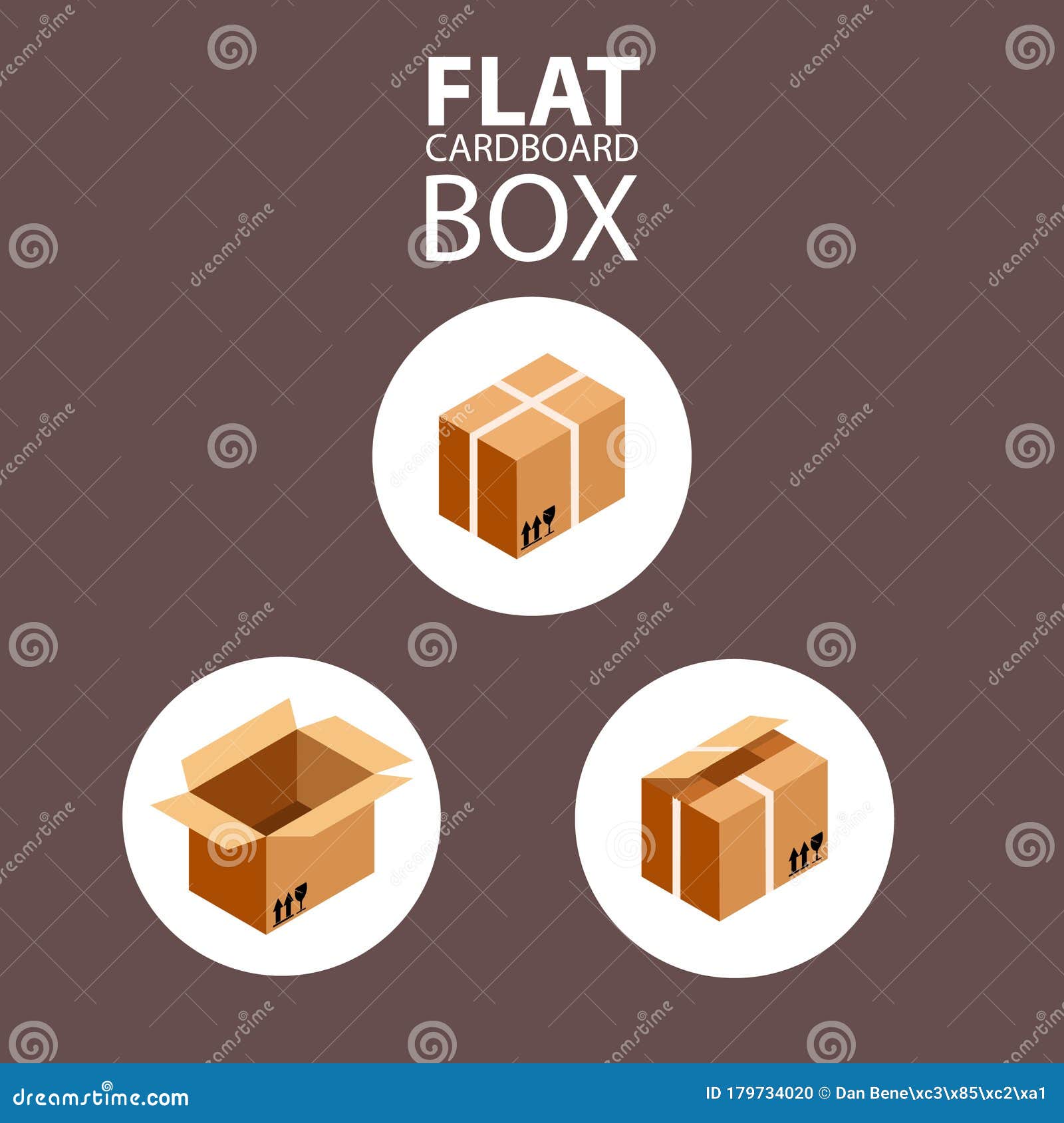 Open Box Cardboard Package Vector Image Stock Vector - Illustration of ...