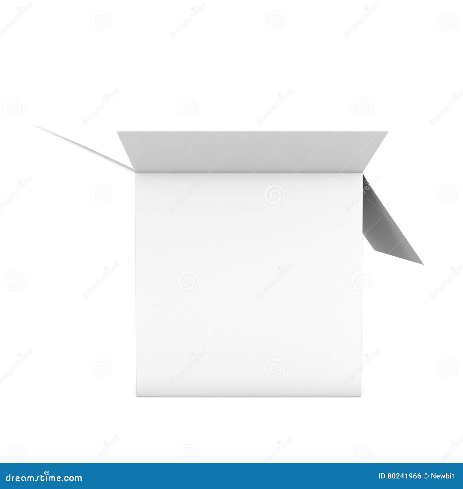 Open box 3d stock illustration. Illustration of isolated - 80241966