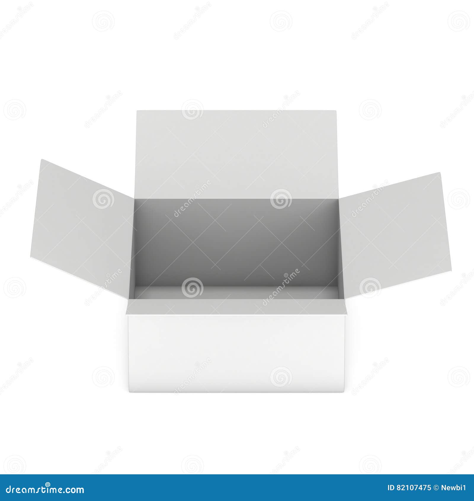 Open box 3d stock illustration. Illustration of digital - 82107475