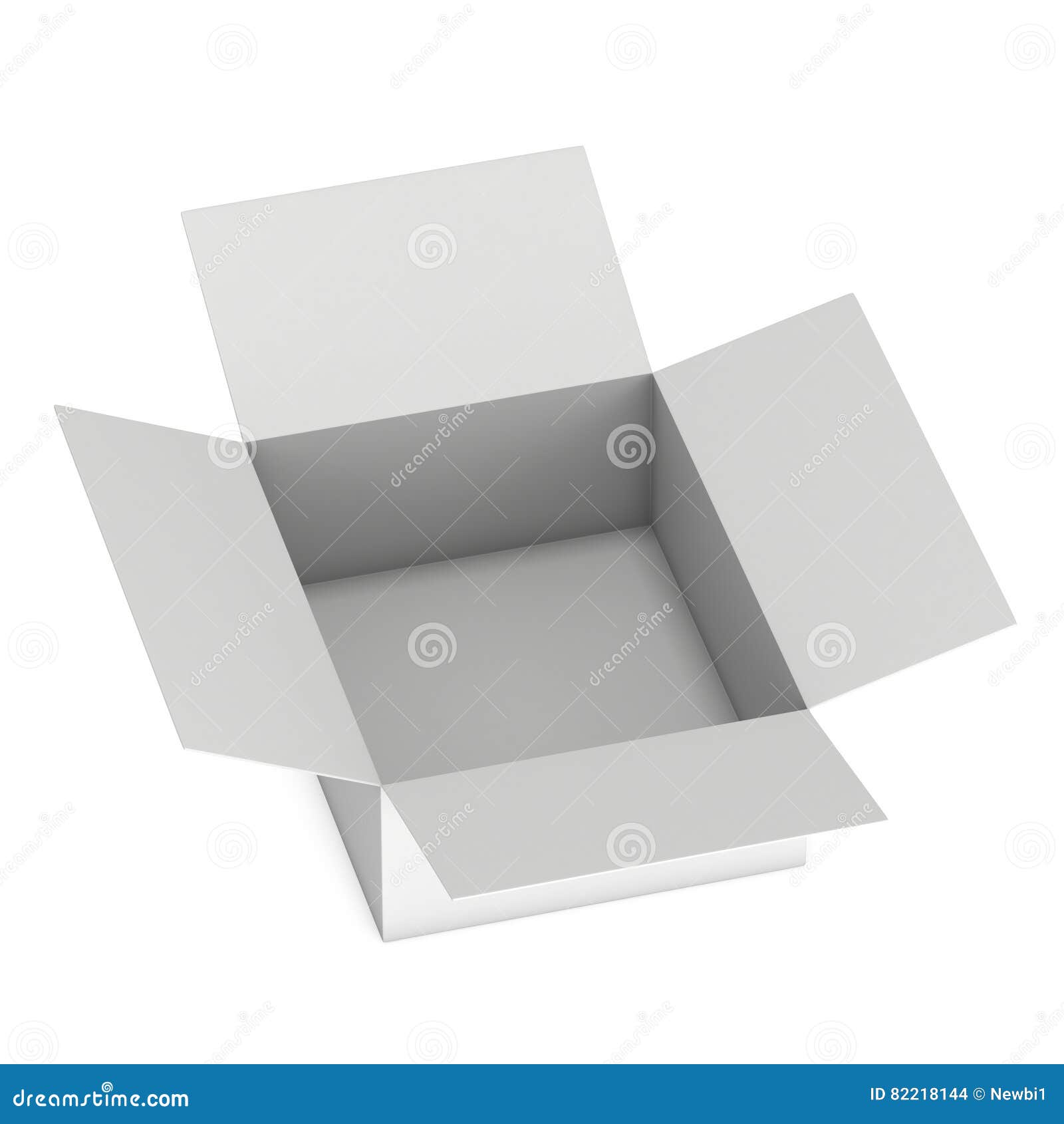 Open box 3d stock illustration. Illustration of estate - 82218144