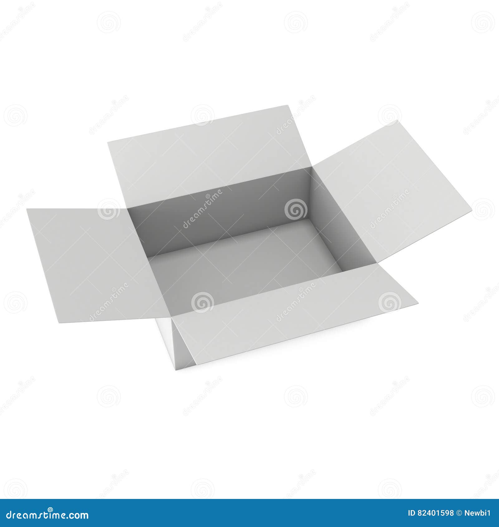 Open box 3d stock illustration. Illustration of presentation - 82401598