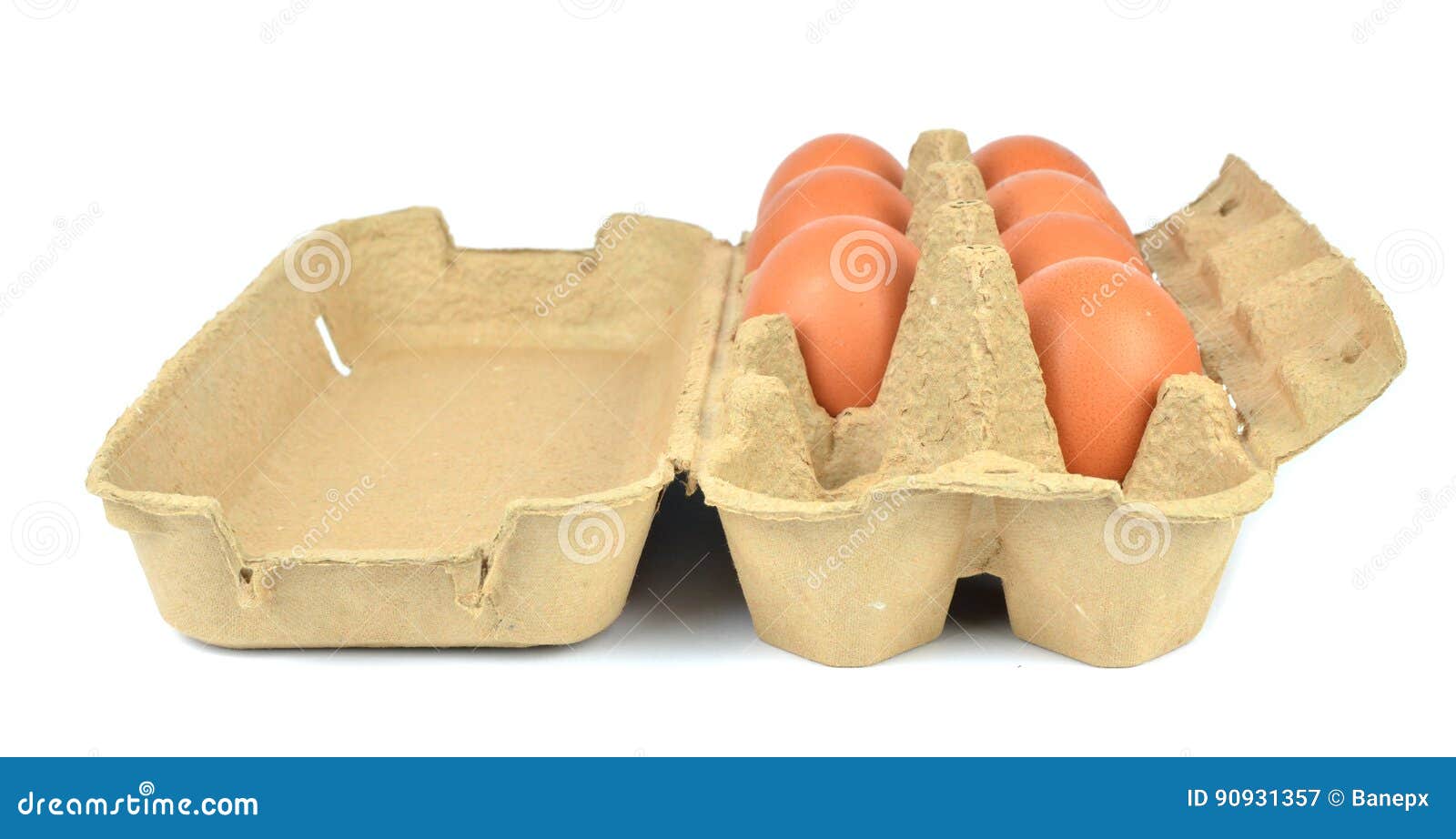 Open Box of Eggs stock image. Image of fresh, ingredient - 90931357