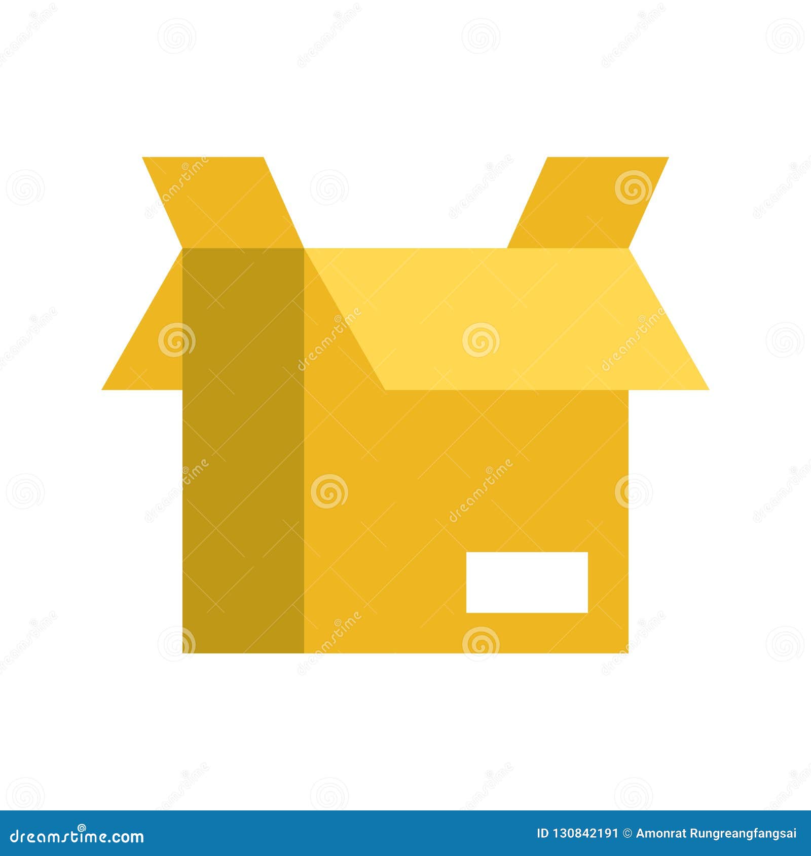 Open Box, Flat Icon Design Pixel Perfect Stock Vector - Illustration of ...