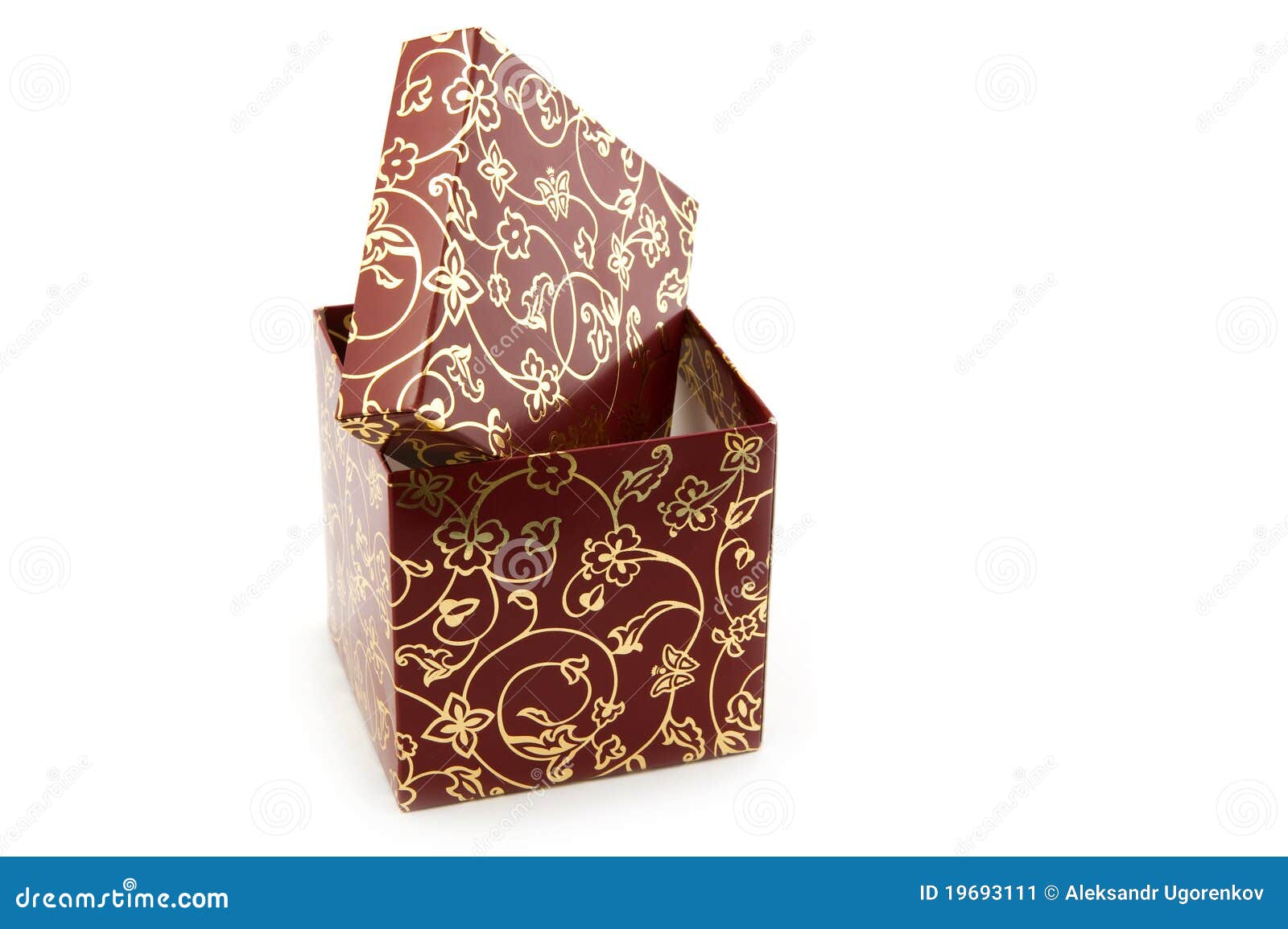 Open box for gift close up stock image. Image of paper - 19693111