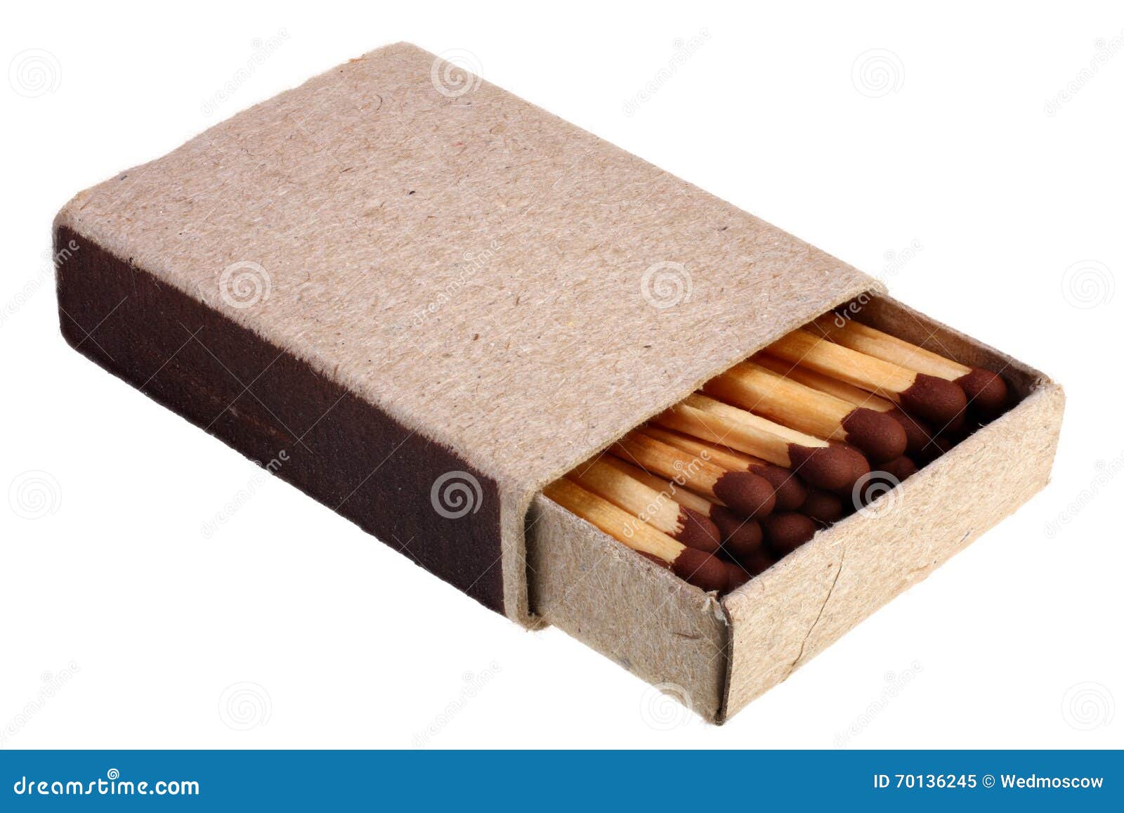 Open Box of Matches stock image. Image of group, paper - 70136245