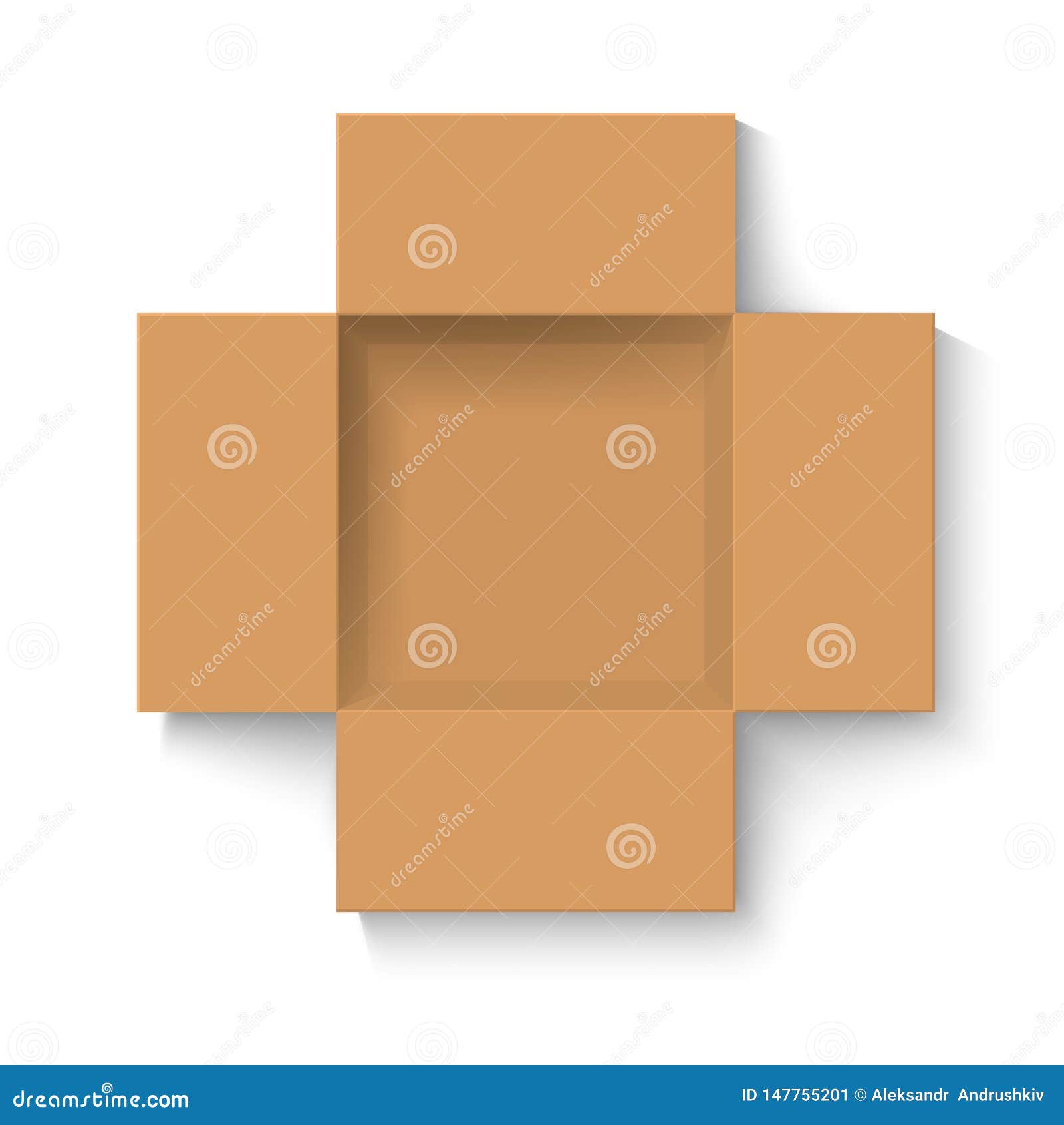 Open box 1 stock vector. Illustration of present, blank - 147755201