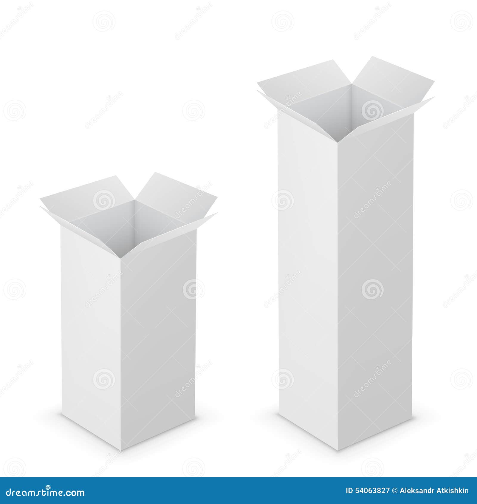 Open box stock vector. Illustration of presentation, object - 54063827