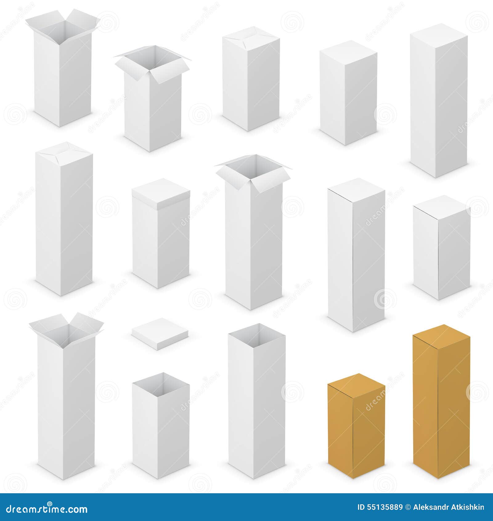 Open box stock vector. Illustration of presentation, opened - 55135889