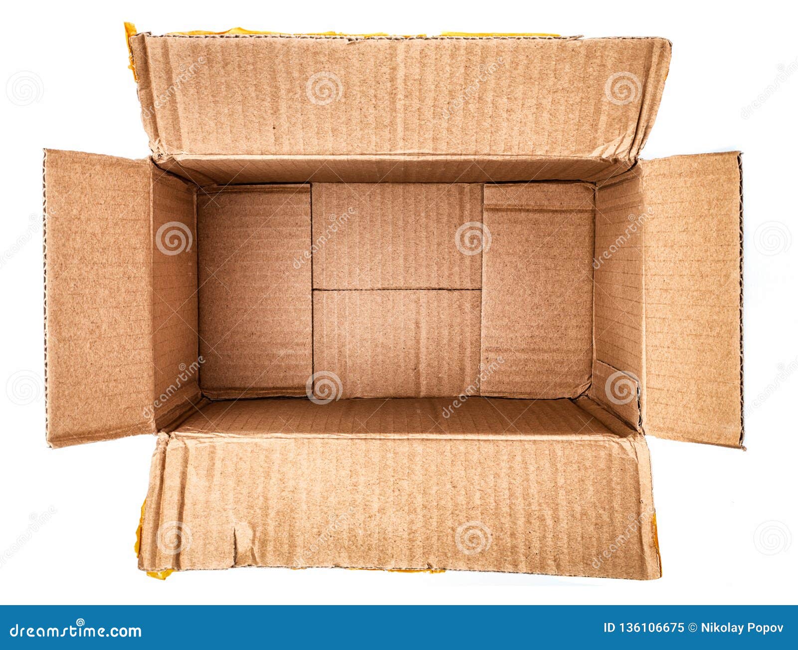 Open box for things stock image. Image of delivery, pack - 136106675