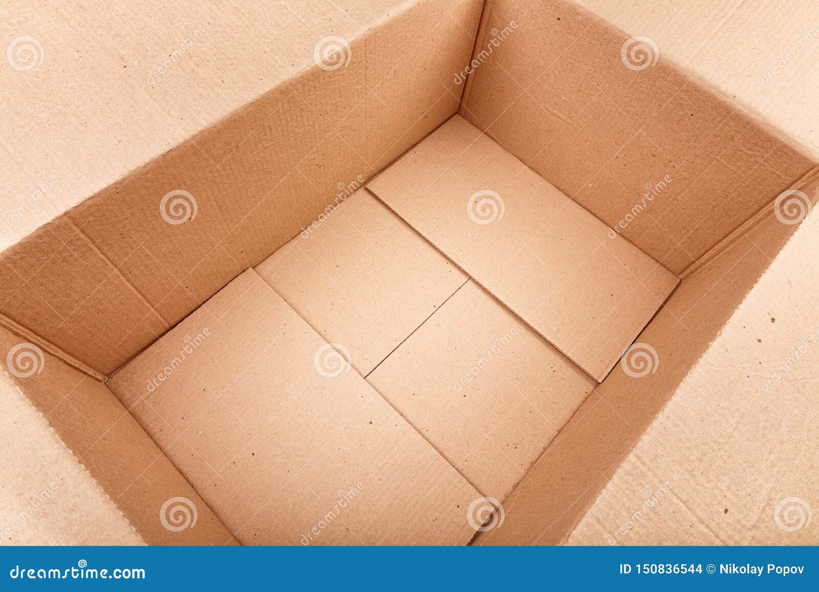 Open box for things stock photo. Image of deliver, large - 150836544