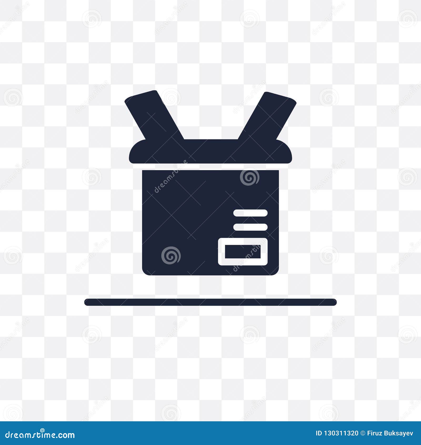 Open Box Transparent Icon. Open Box Symbol Design from Delivery Stock ...