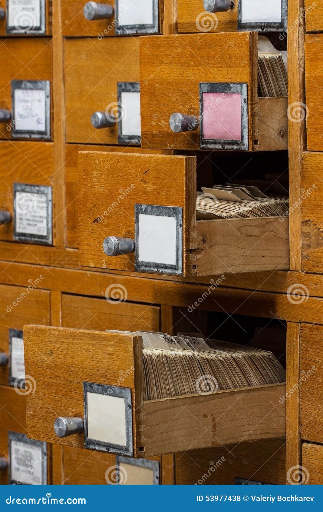 Open Boxes in the Old Archive Stock Photo - Image of education, storage ...