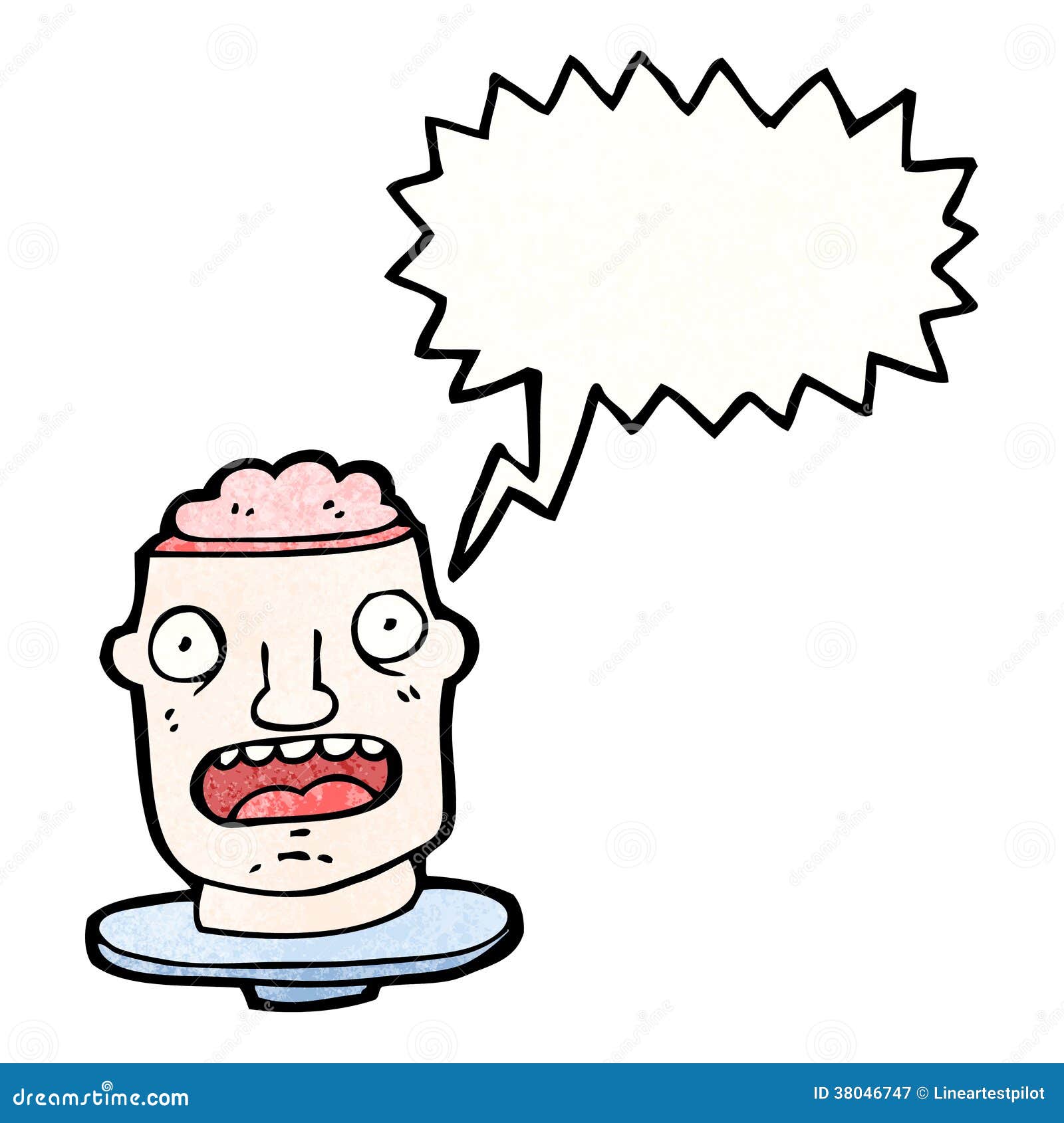 Open Brain Cartoon