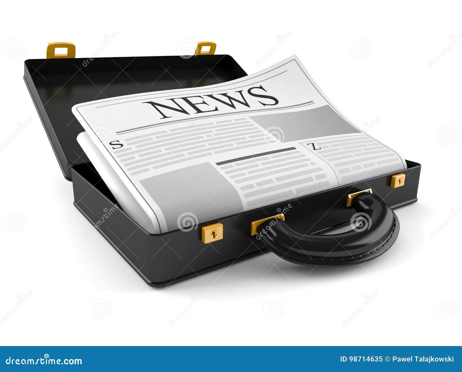 Open Newspaper (vector) | CartoonDealer.com #3857645