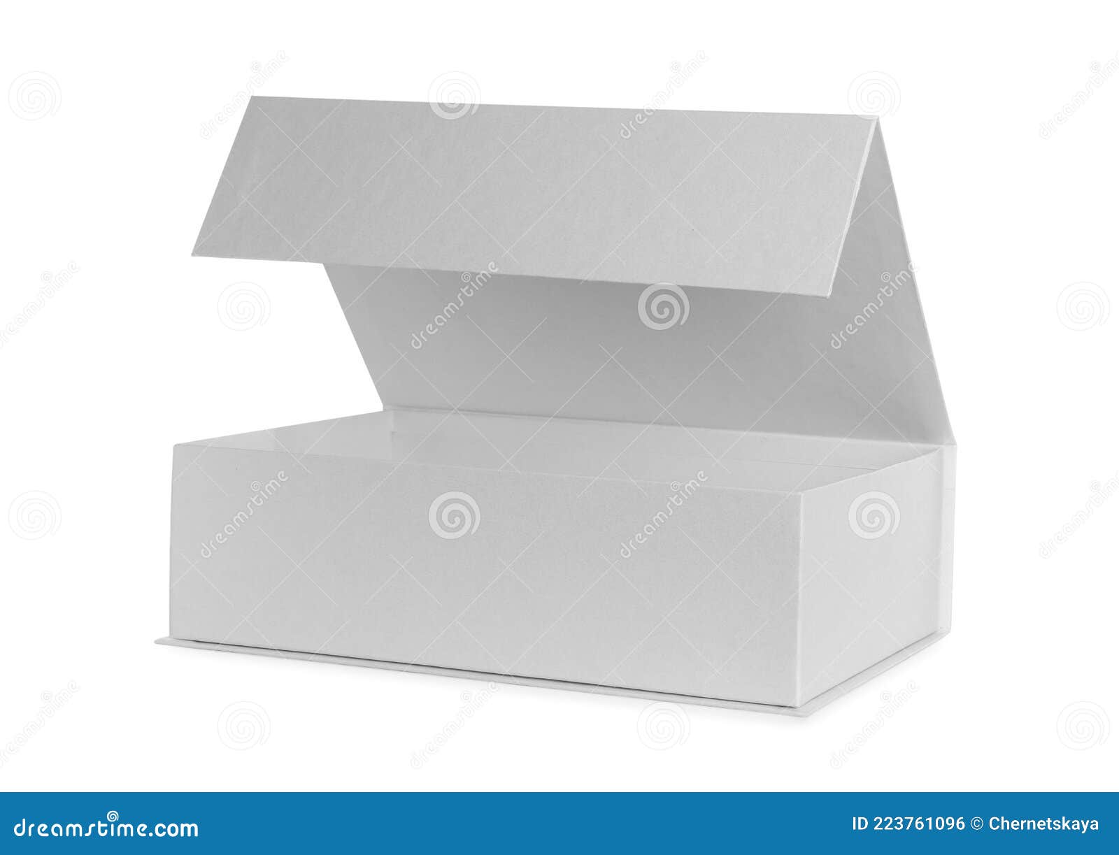 Open Bright Shoe Box Isolated on White Stock Photo - Image of empty ...