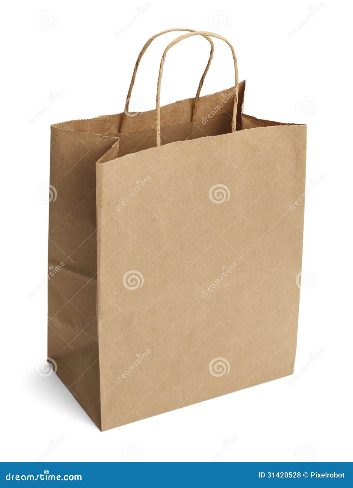 Open Brown Bag stock photo. Image of brown, carrying - 31420528