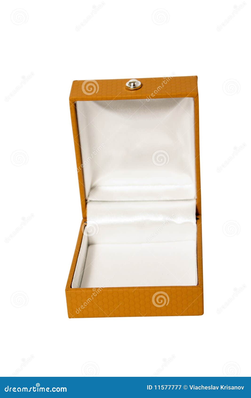 Open brown box for jewelry stock image. Image of white - 11577777