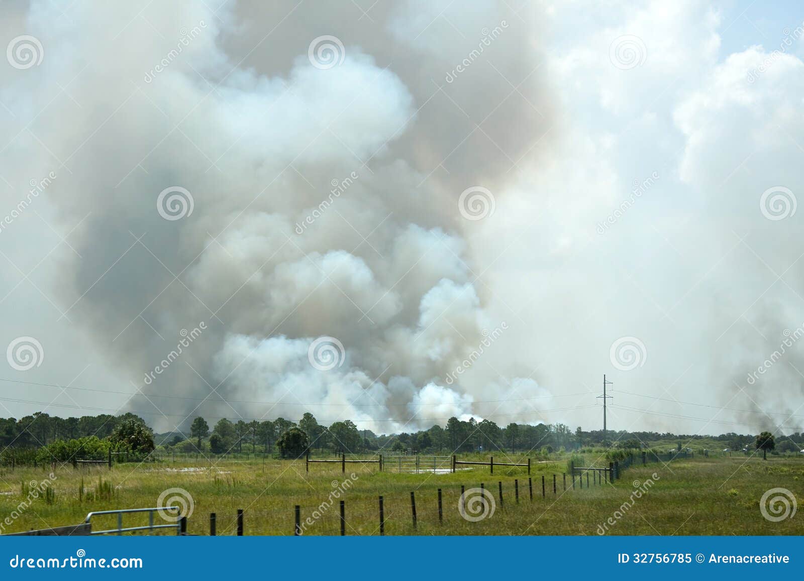 Open Burning or Wildfire stock image. Image of disaster - 32756785