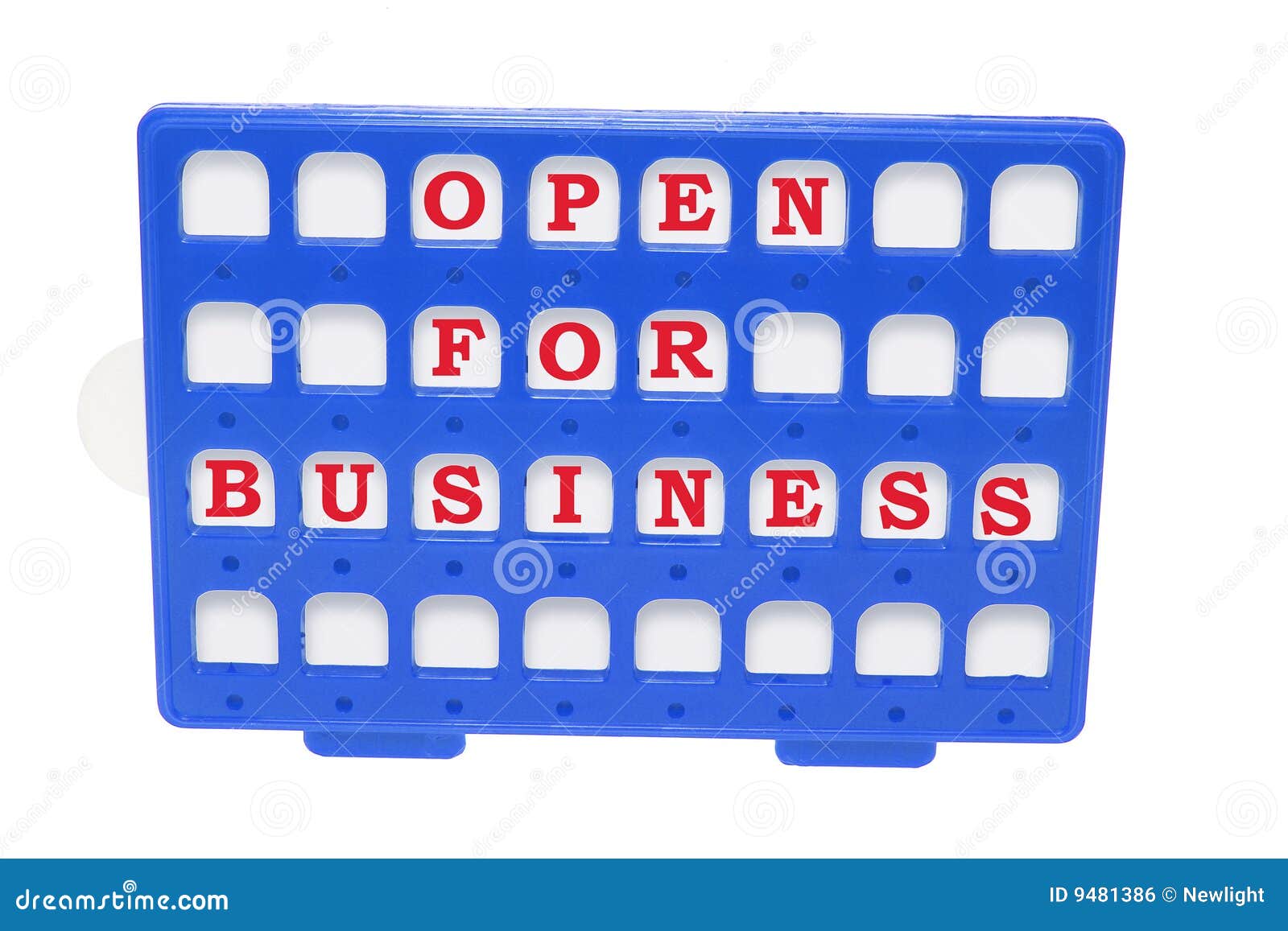 Open for Business Sign stock photo. Image of commerce - 9481386