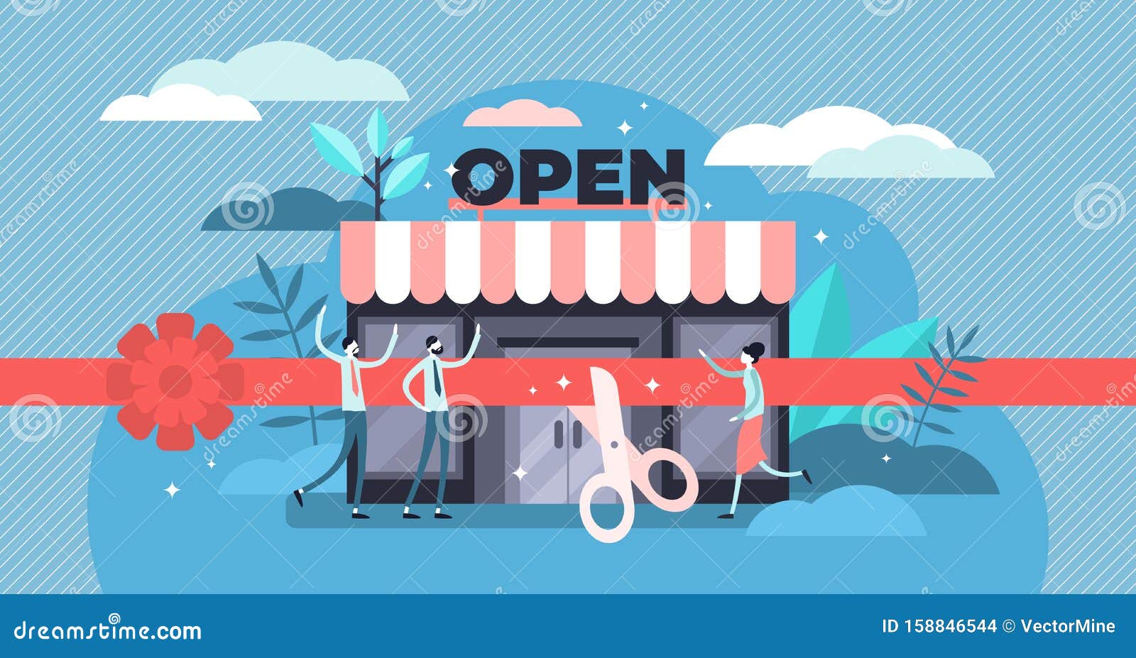 Open For Business Royalty-Free Stock Photography | CartoonDealer.com ...