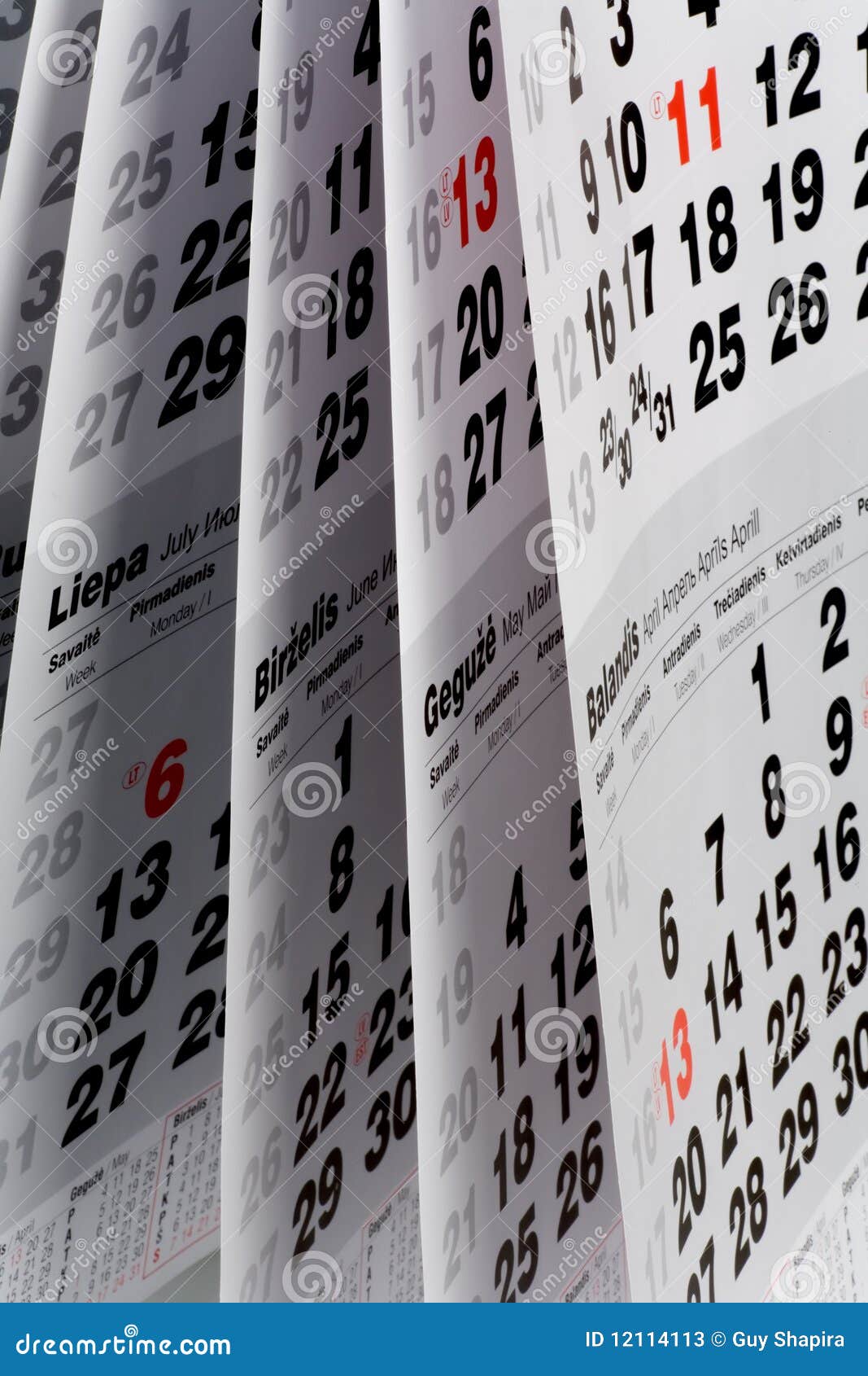 Open calendar page stock image. Image of organizer, planning - 12114113