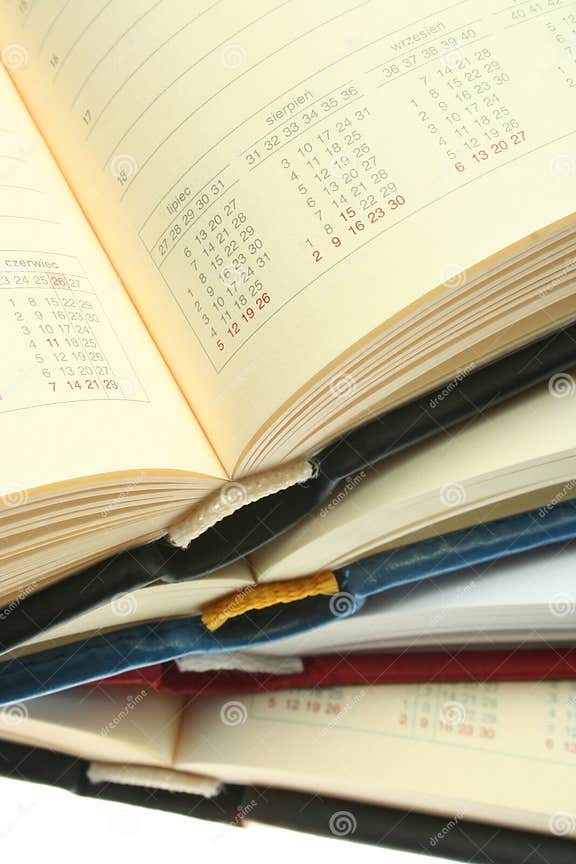 Open calendars stock photo. Image of date, organizer - 11793632