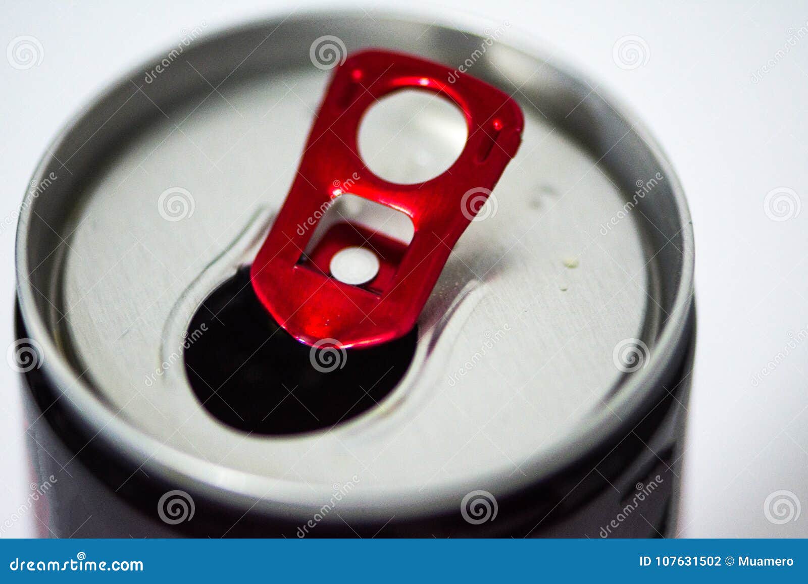 Open can of energy drink stock photo. Image of fresh - 107631502