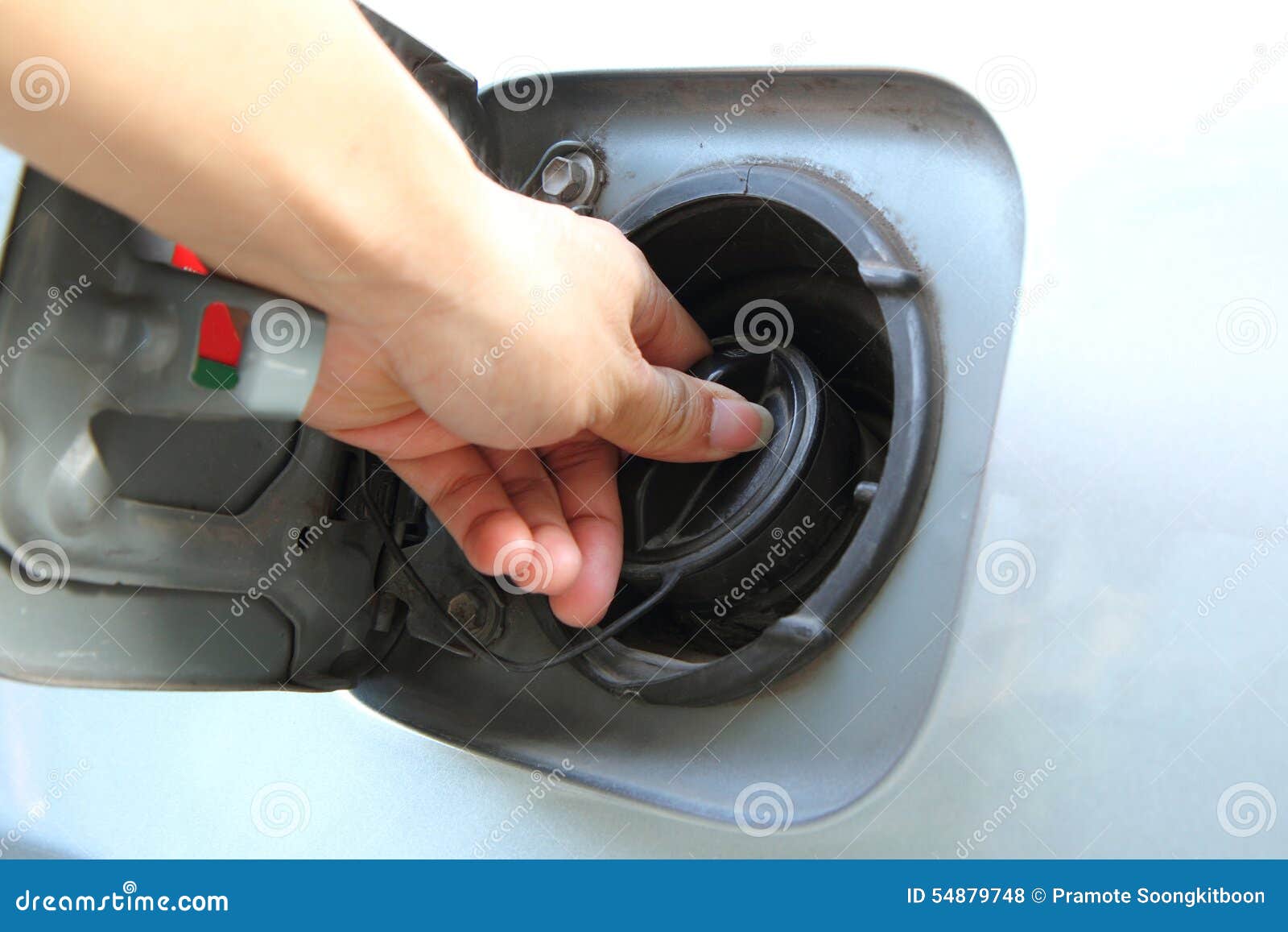Open the cap of fuel tank stock photo. Image of motor - 54879748