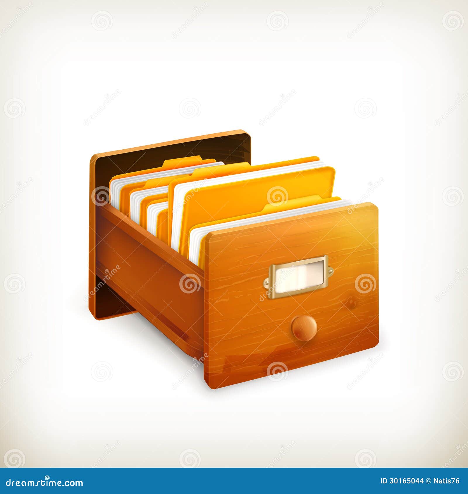 Card Catalog Icon Vector Illustration | CartoonDealer.com #6655564