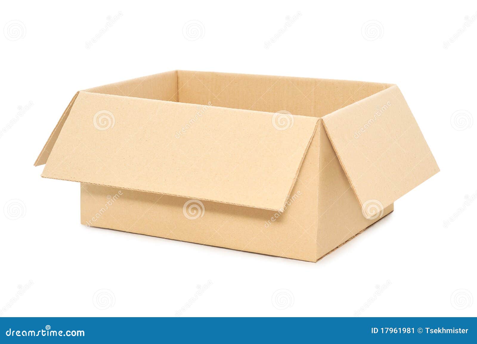 Open Cardboard Box stock image. Image of empty, open - 17961981