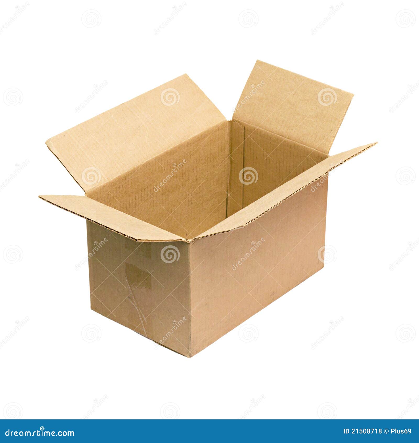 Open cardboard box stock photo. Image of shipping, transport - 21508718