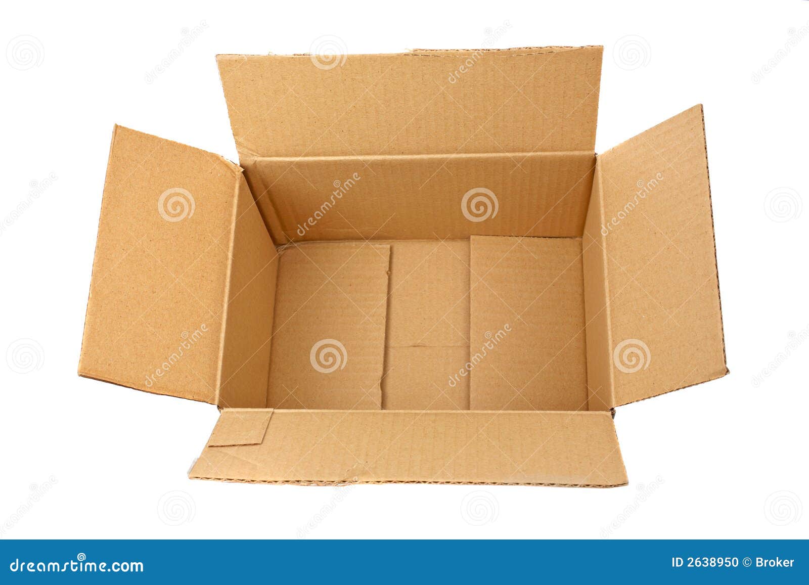 Open Cardboard Box Royalty-Free Stock Image | CartoonDealer.com #11338780