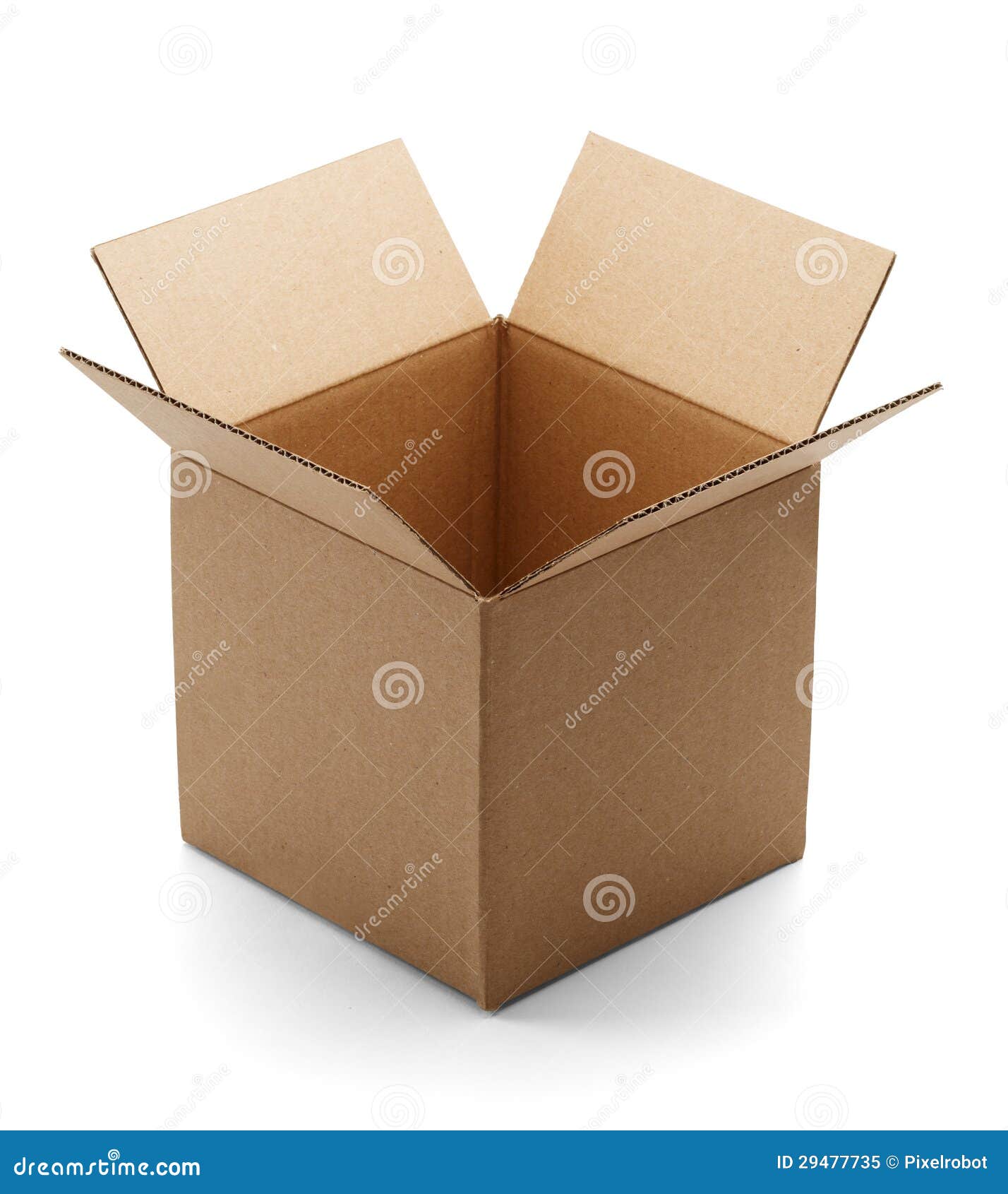 Open Cardboard Box stock image. Image of cardboard, packing - 29477735