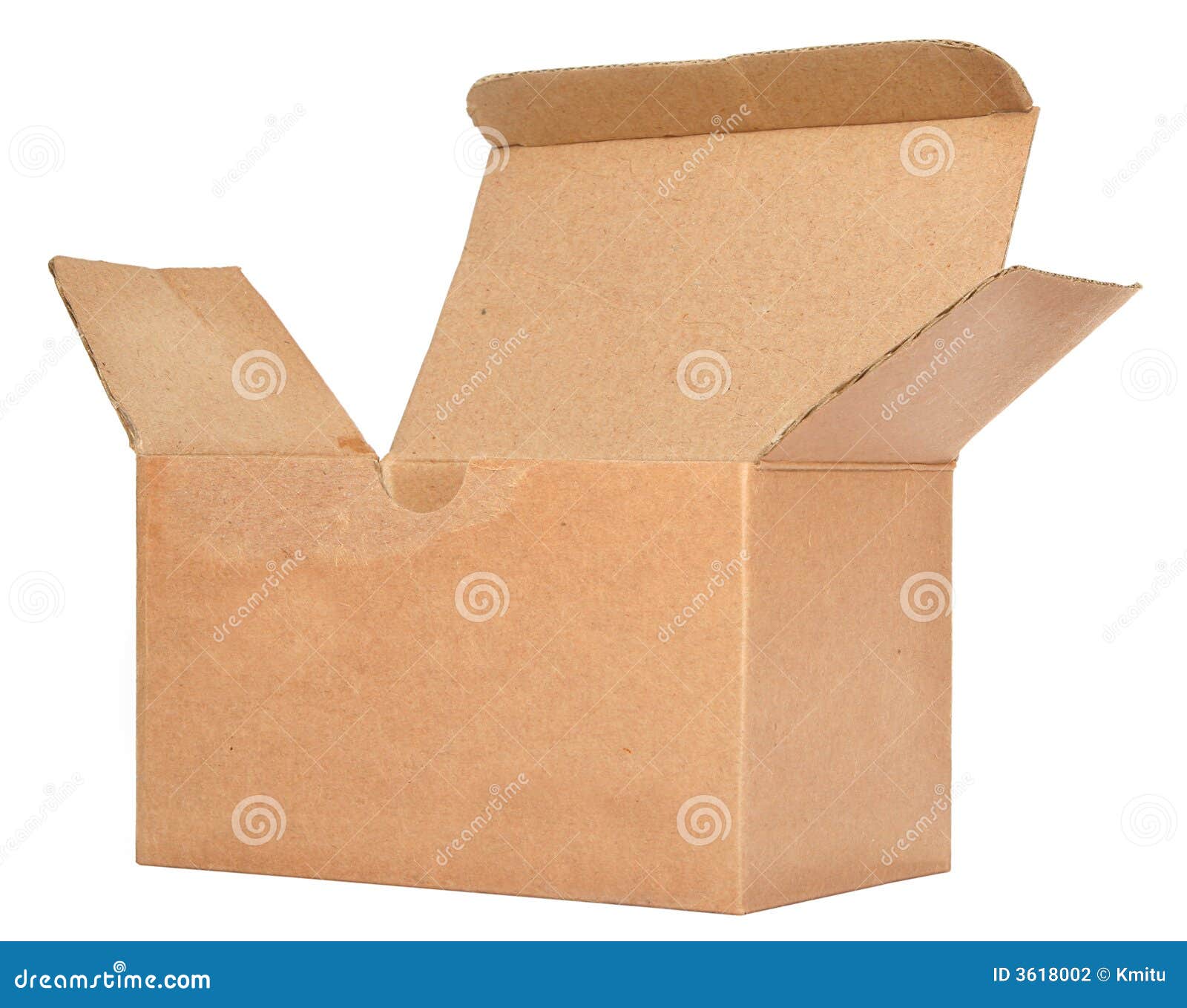 Open Cardboard Box stock photo. Image of brown, beige - 3618002