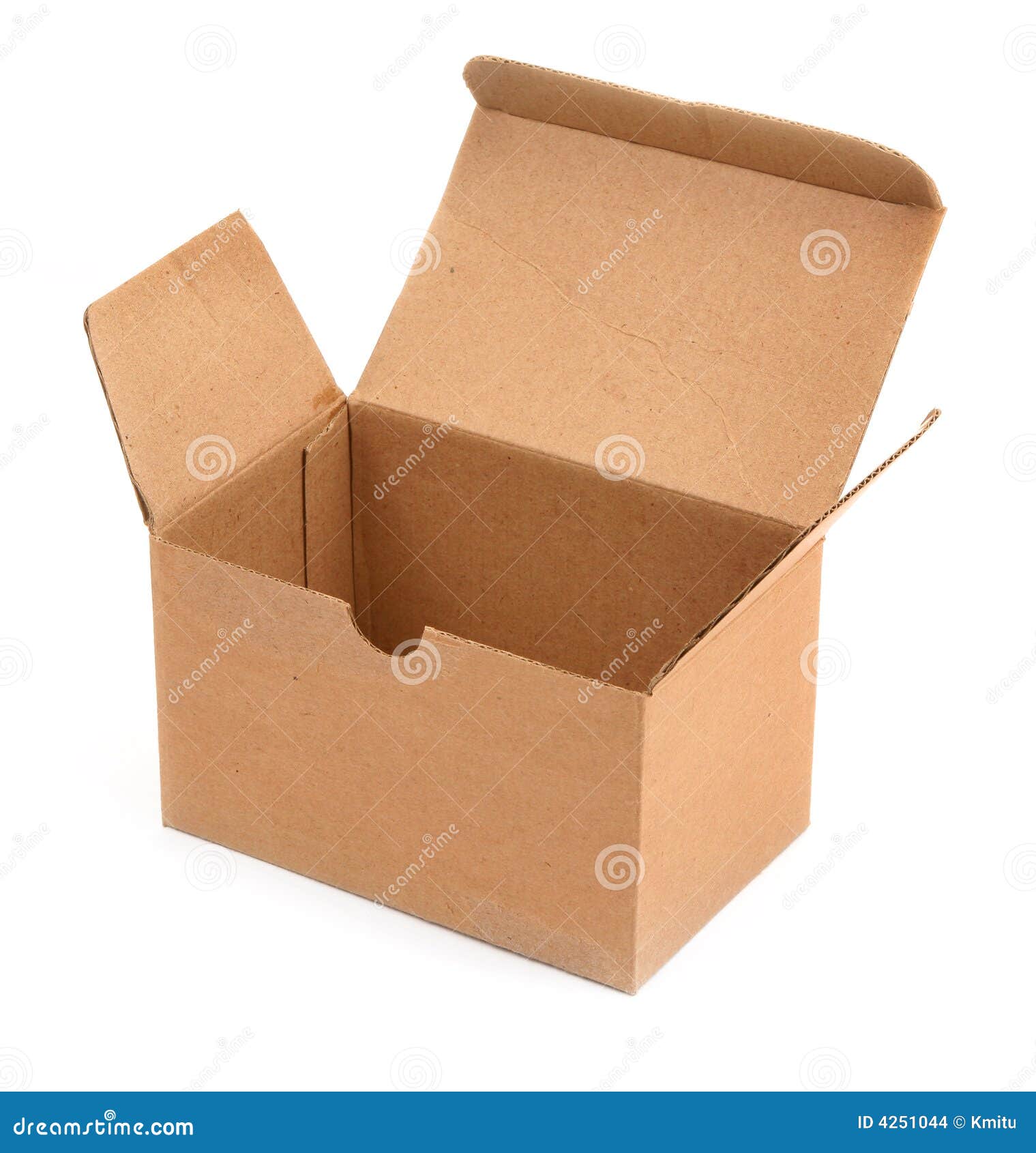 378 Paper Box Open Front View Isolated White Background Stock Photos ...