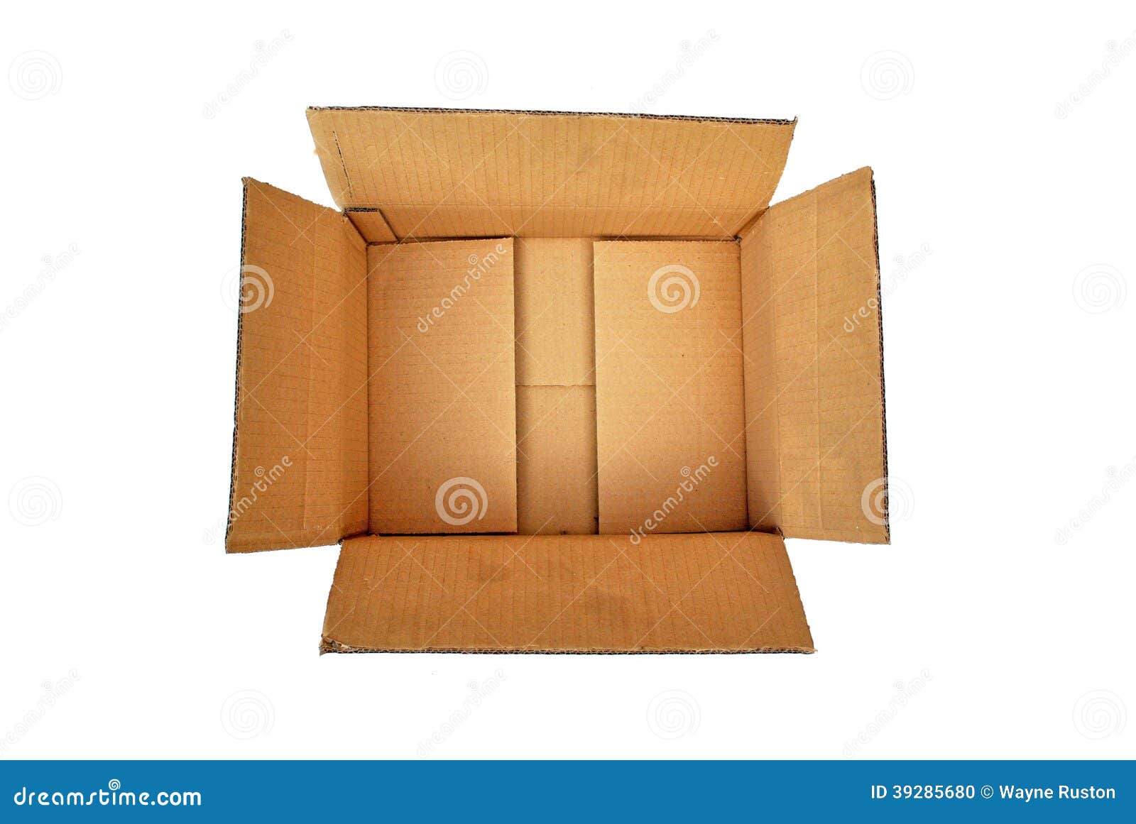 Open Cardboard Box stock photo. Image of carton, package - 39285680