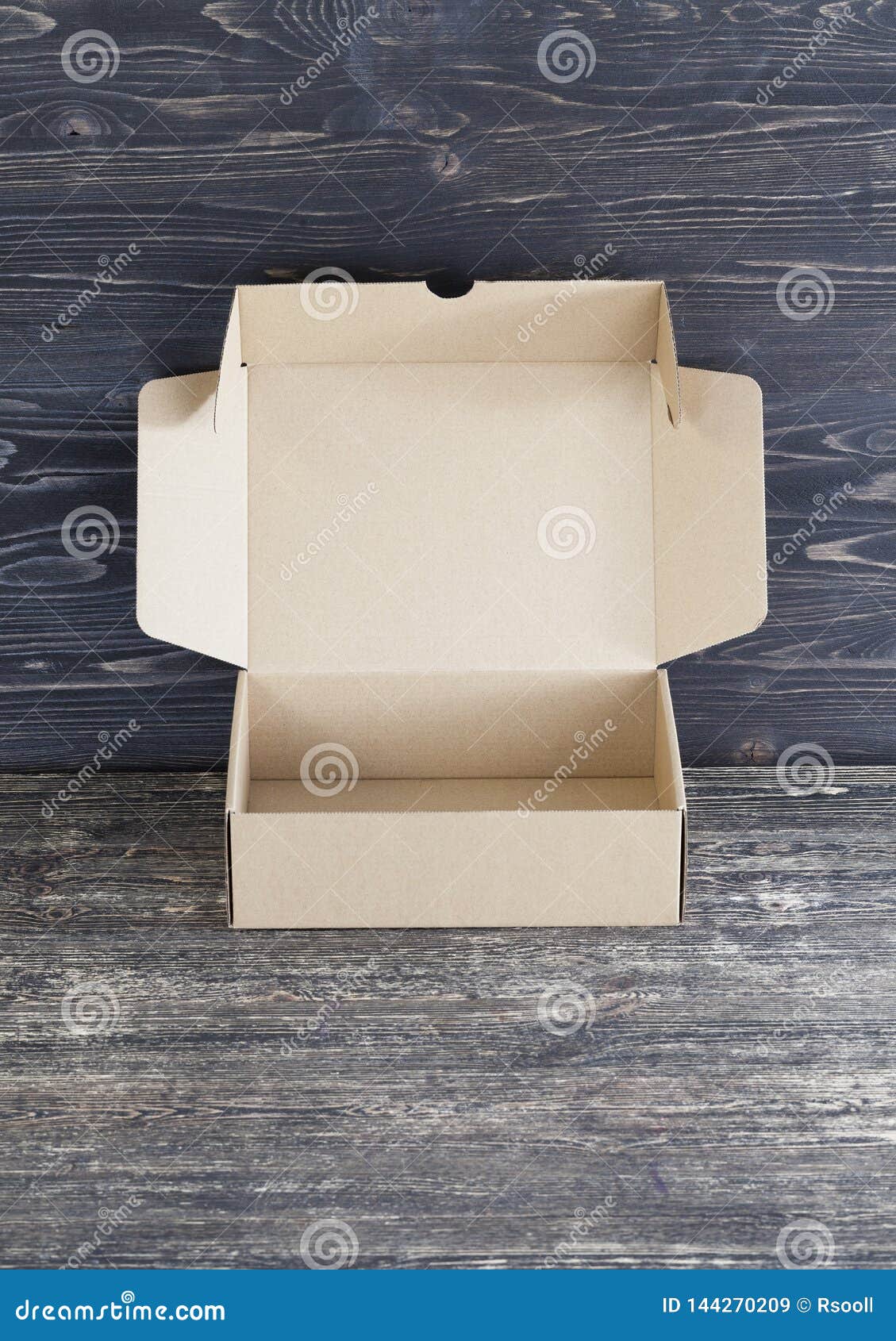Open cardboard box stock image. Image of pine, style - 144270209