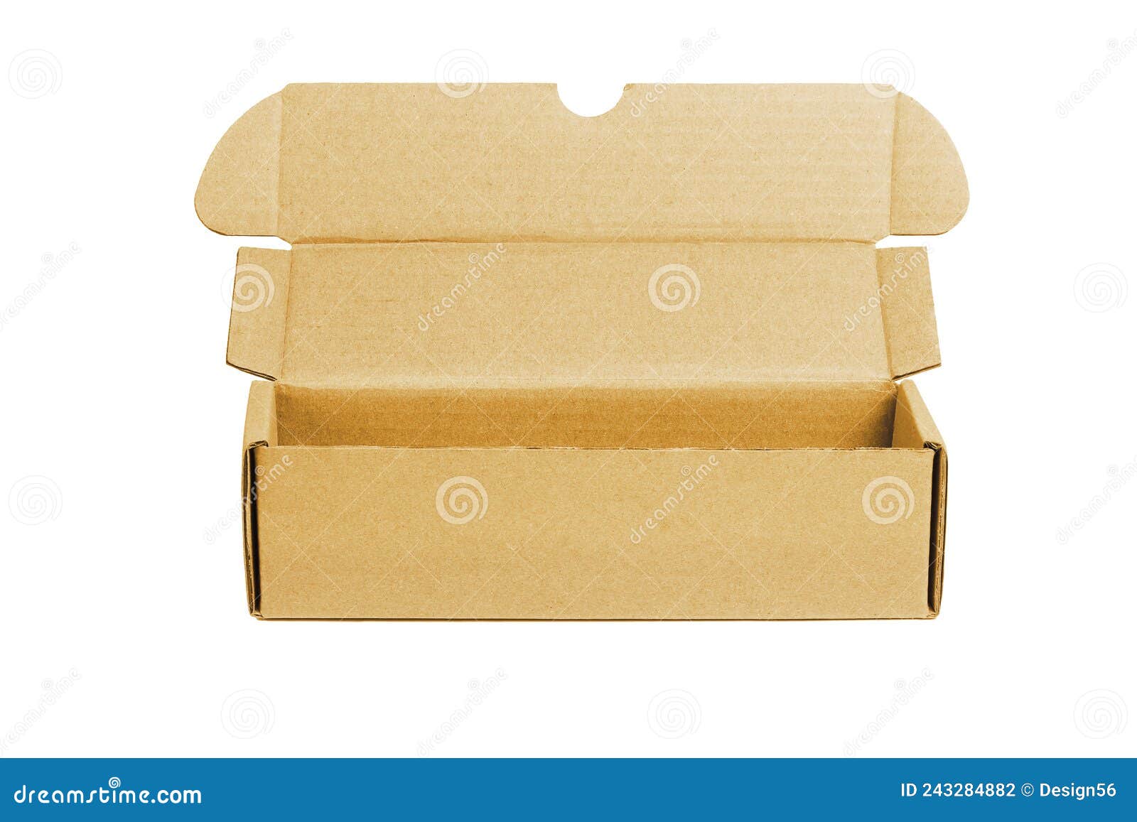 Open Cardboard Box stock photo. Image of delivering - 243284882