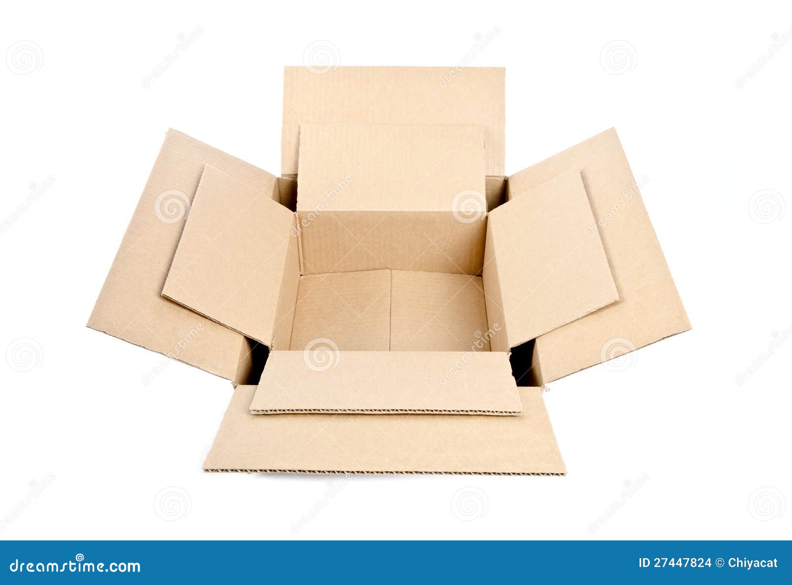 Open Cardboard Boxes stock photo. Image of packaging - 27447824