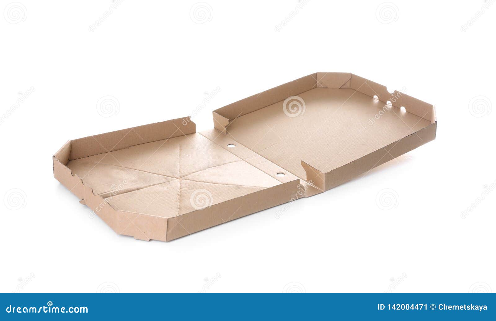 Open cardboard pizza box stock image. Image of business - 142004471