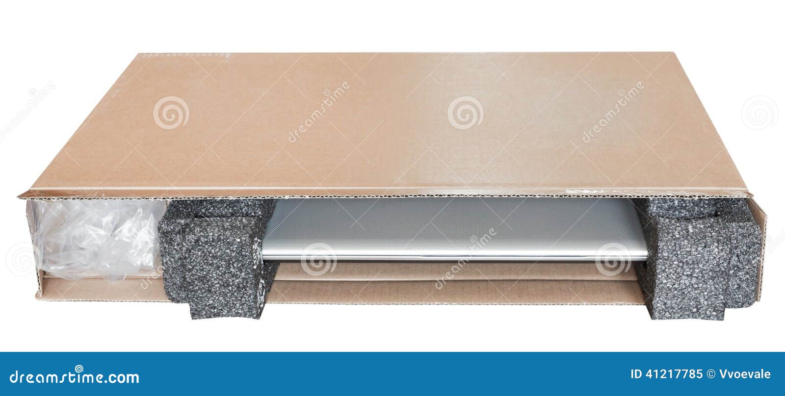 Open Carton Box Made Of Cardboard On A White Background Royalty-Free ...