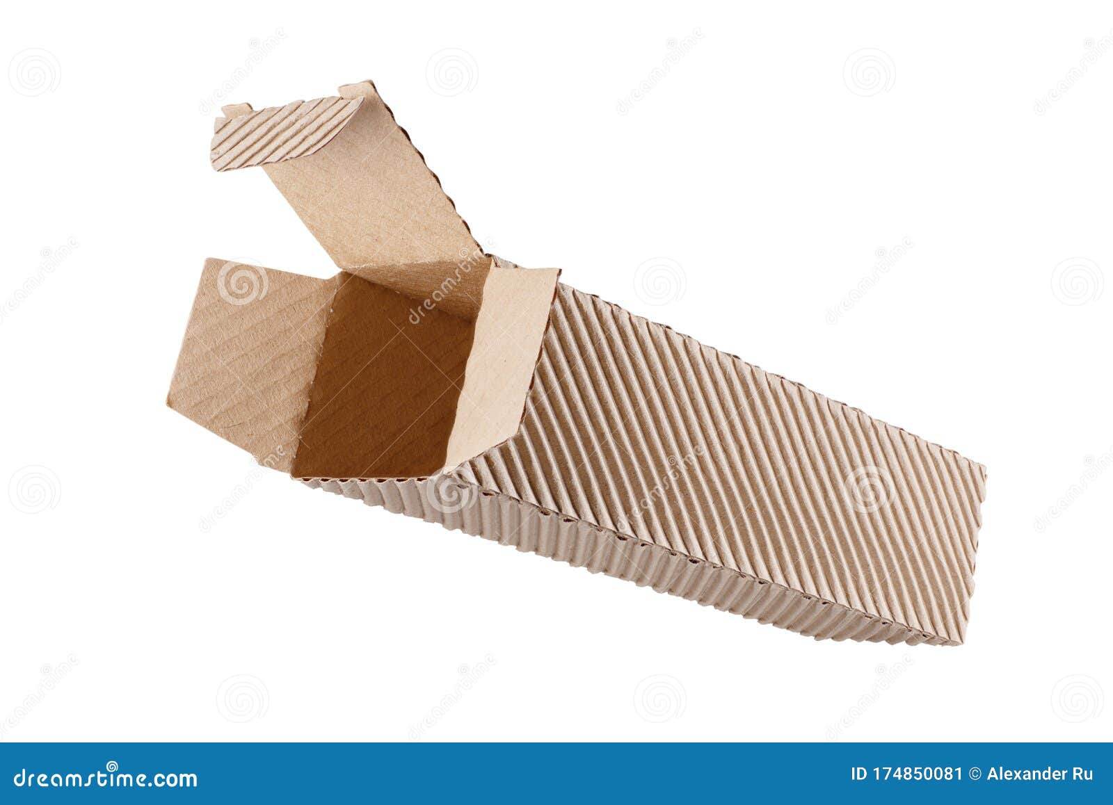 Open Carton Packaging. Eco-friendly Packaging Stock Image - Image of ...