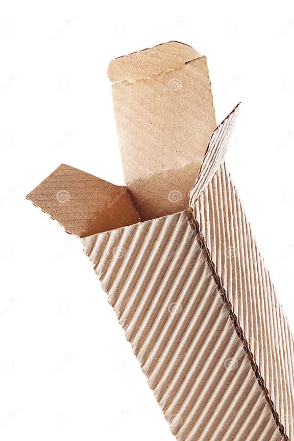 Open Carton Packaging. Eco-friendly Packaging Stock Photo - Image of ...