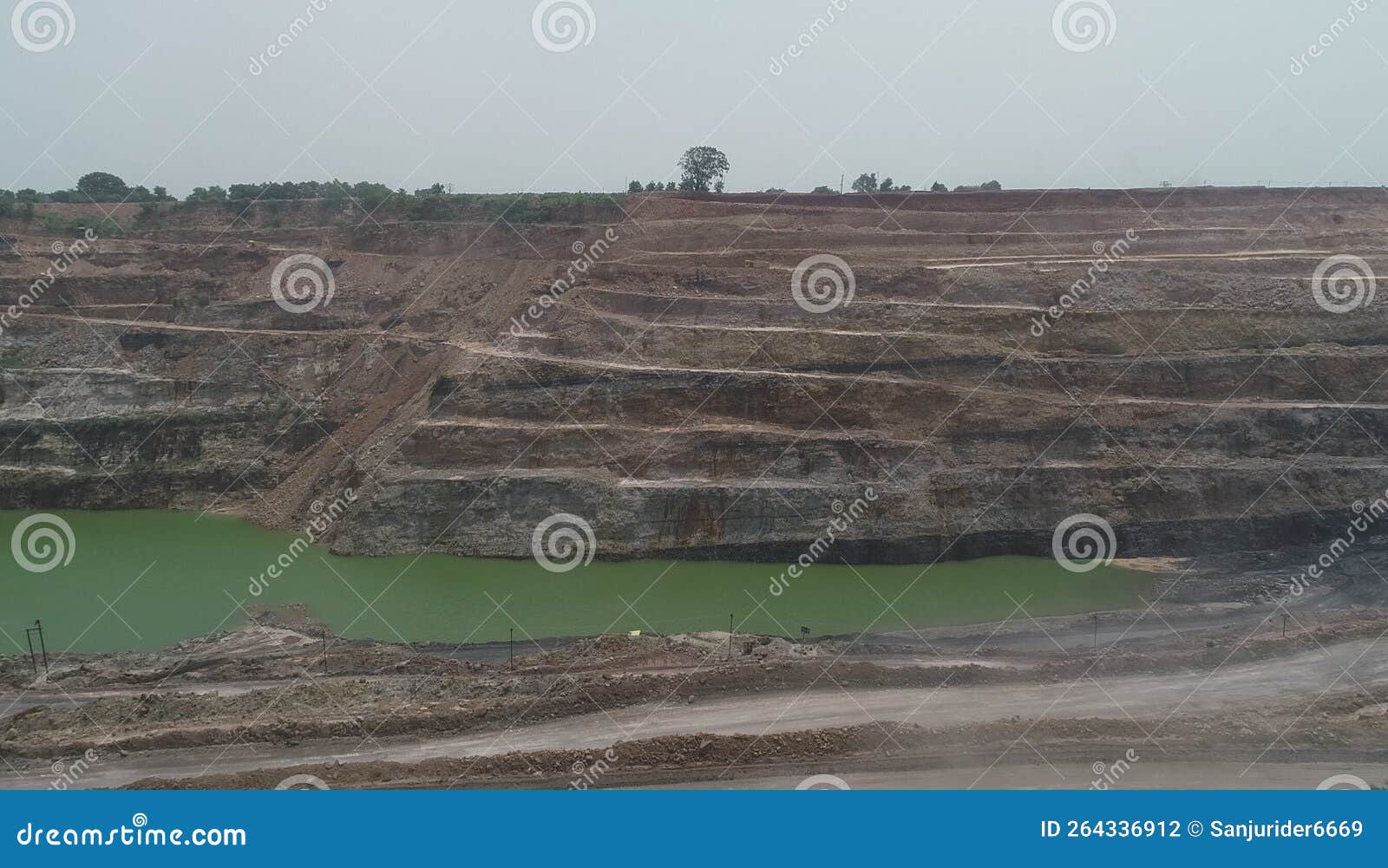 OPEN CAST COAL MINE stock photo. Image of v100, method - 264336912