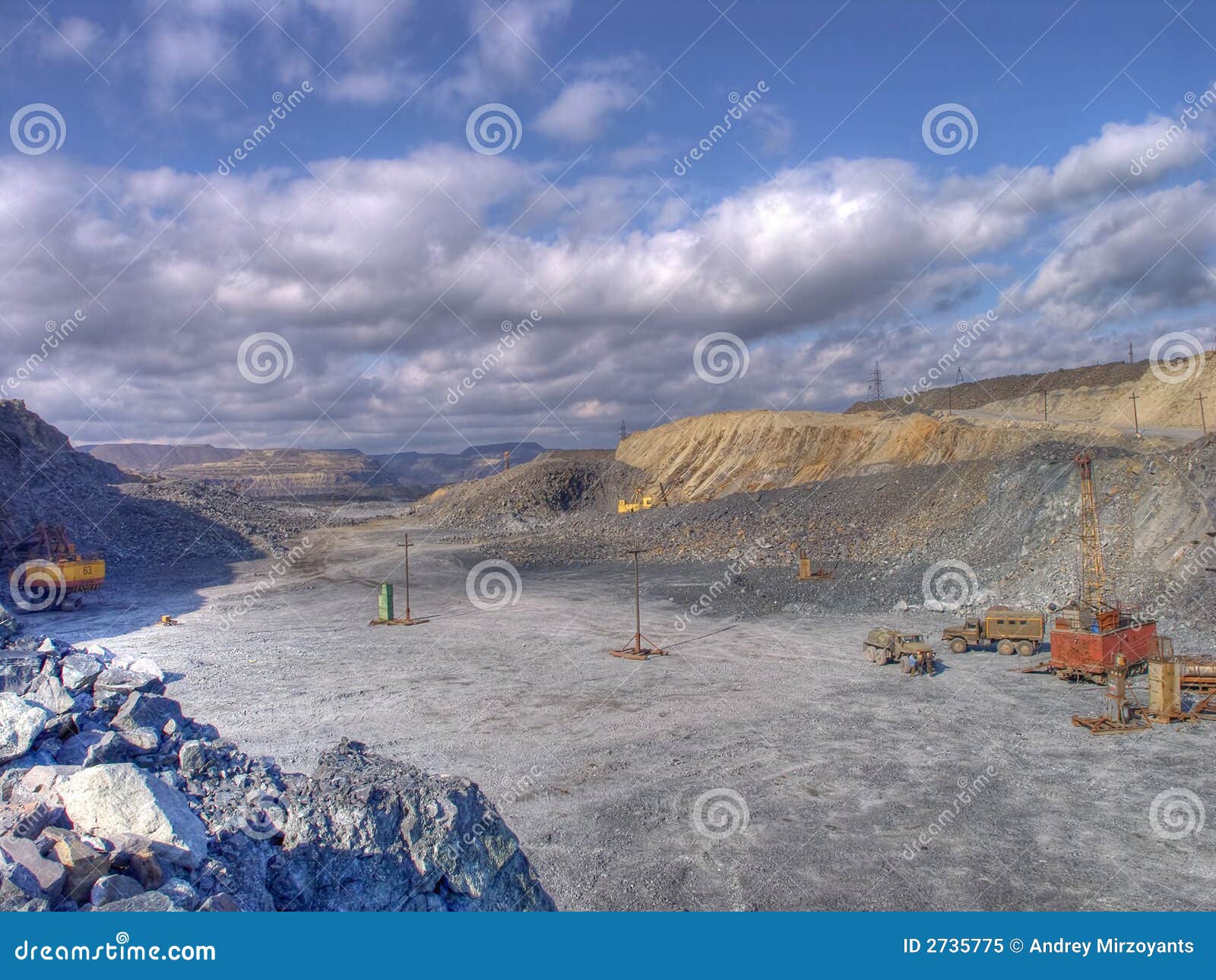 Open Cast Mine Stock Photography | CartoonDealer.com #176911940