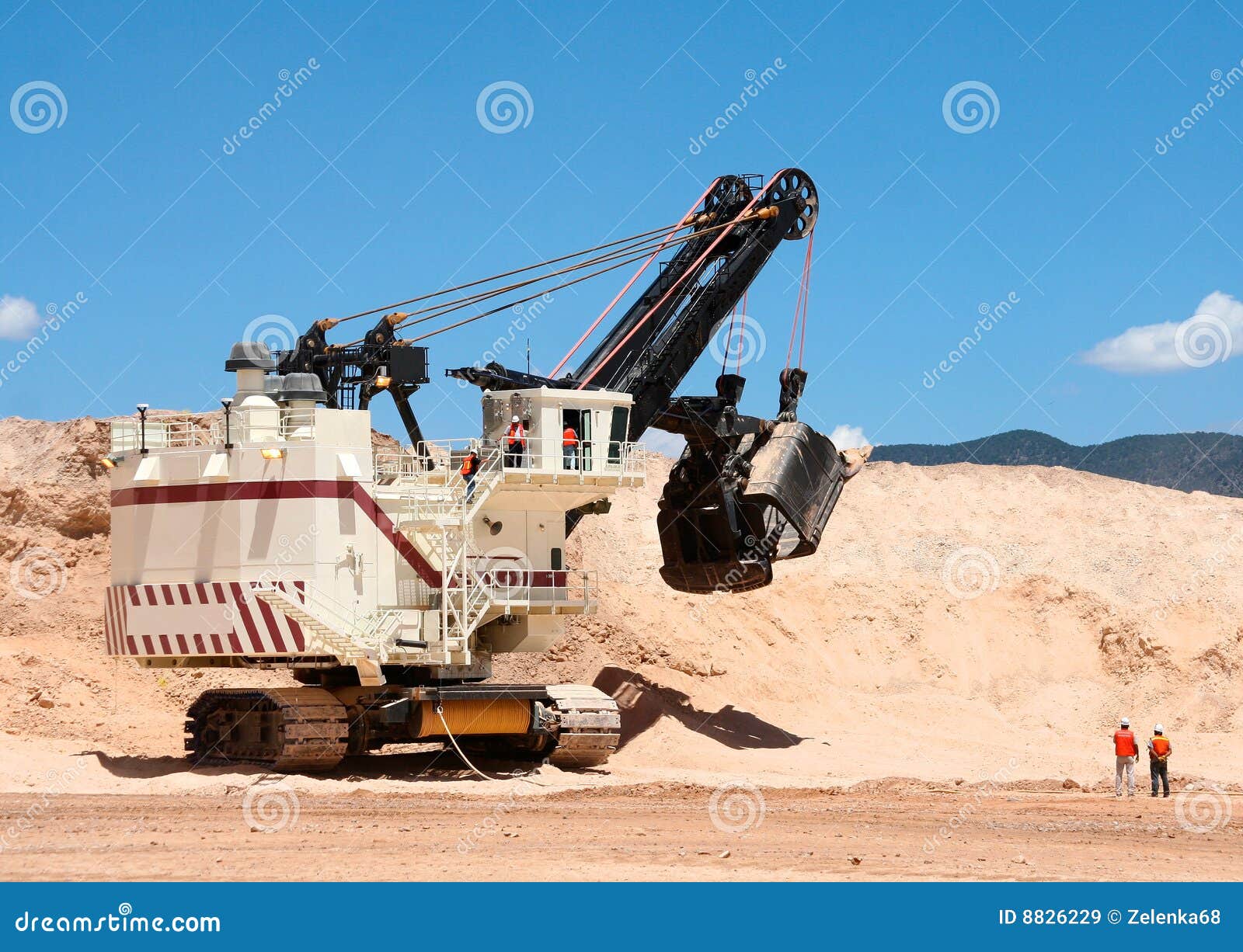 Open-cast mine stock image. Image of extraction, miner - 8826229