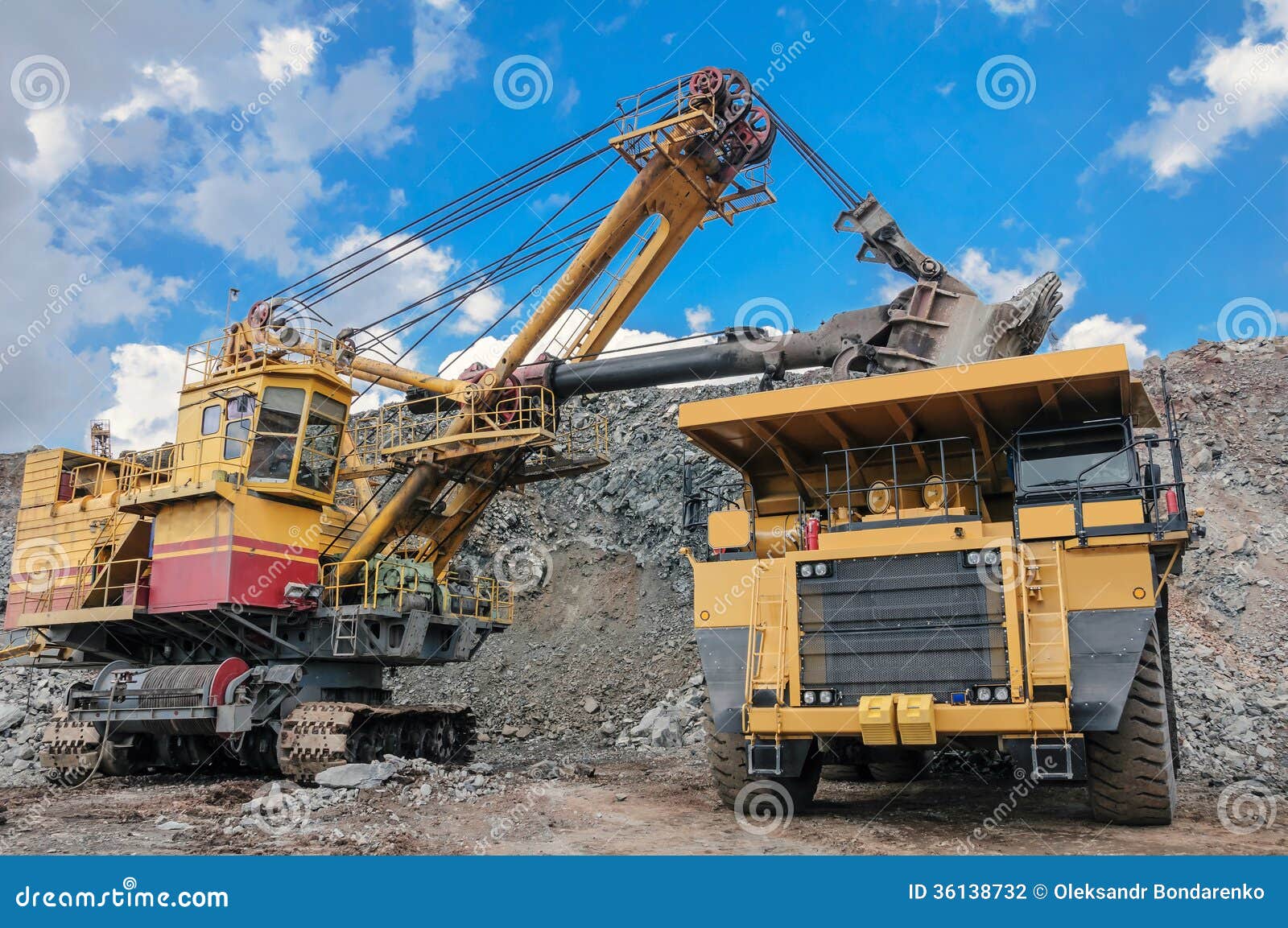 Open cast mine stock photo. Image of large, environment - 36138732