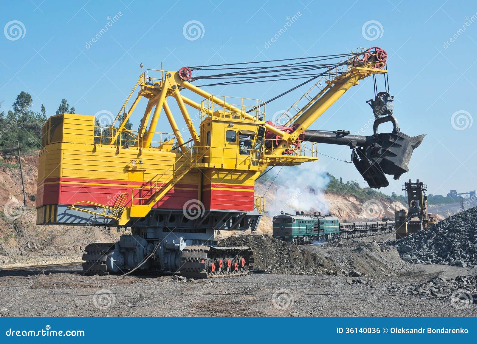 Open cast mine stock photo. Image of dump, environment - 36140036