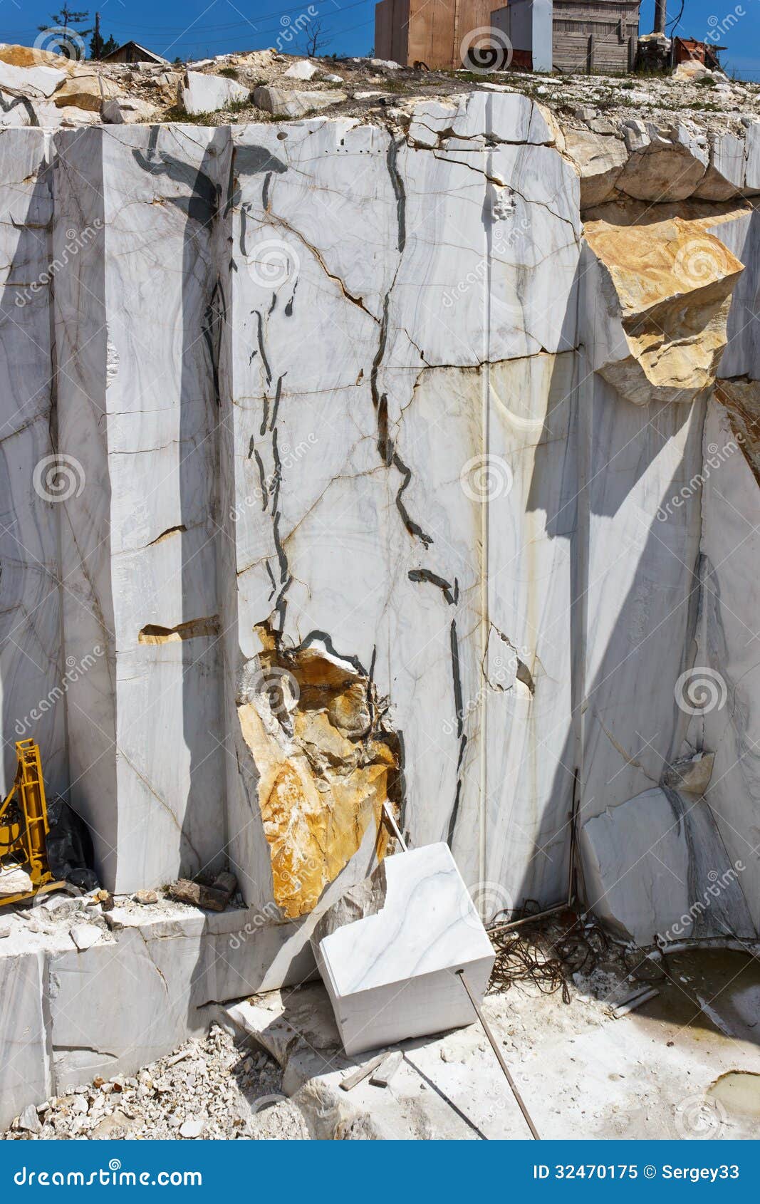 Open-cast Mine on Marble Extraction Stock Image - Image of russia ...